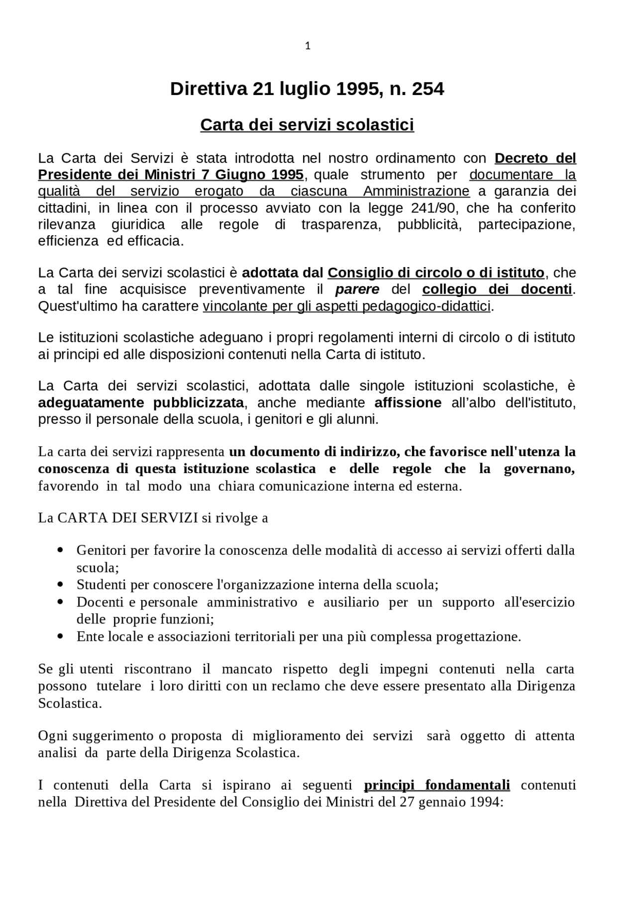 Legislazione Scolastica Schemi E Mappe Concettuali Di Diritto Docsity