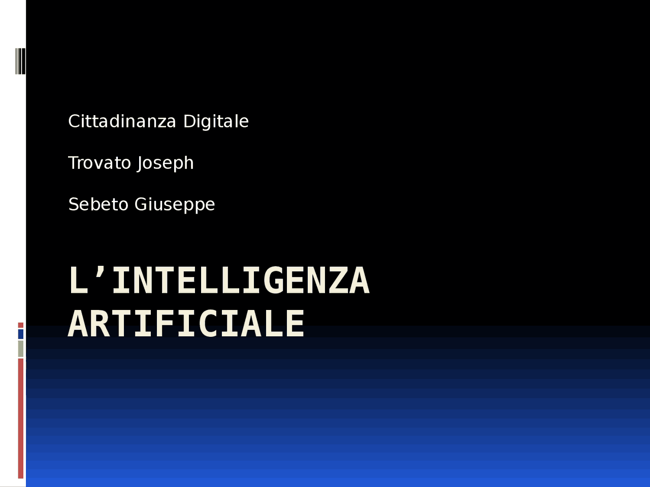 Intelligenza Artificiale Docsity