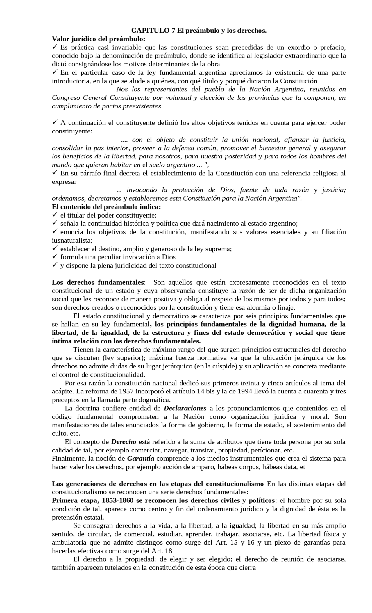 RESUMEN DE LOS CAPITULOS VII AL XII - Docsity