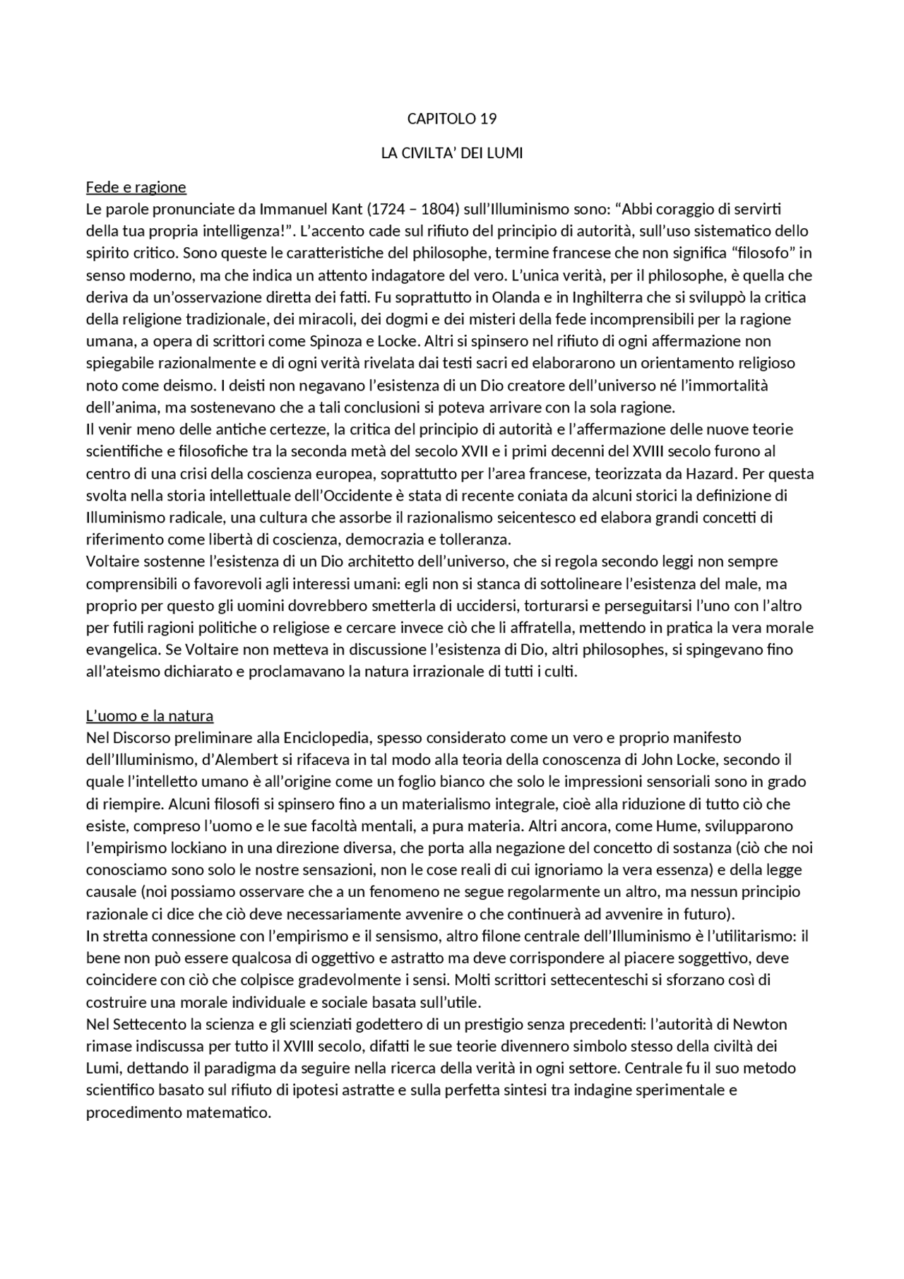 Dispense Storia Moderna Capra Docsity