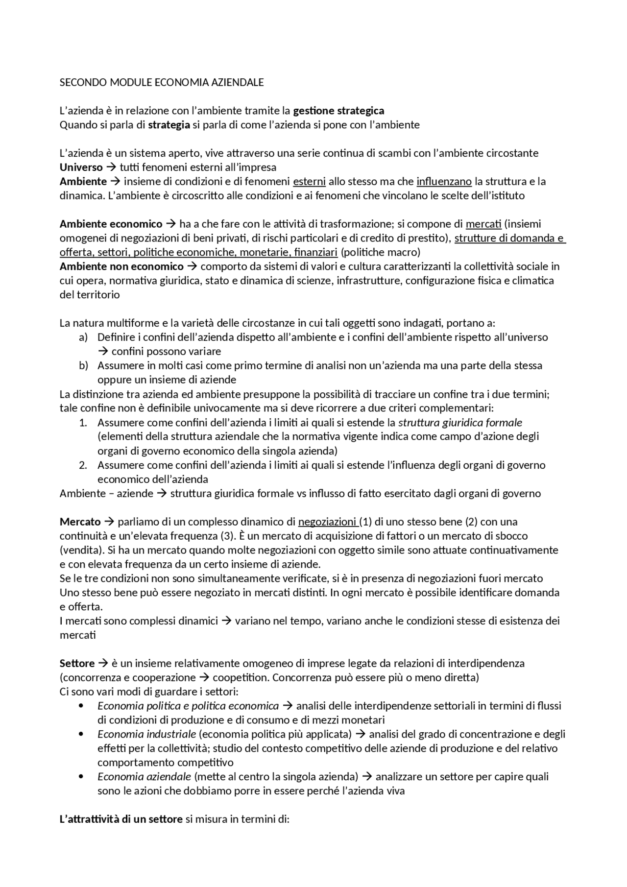 Appunti Integrati Secondo Modulo Molteni Docsity