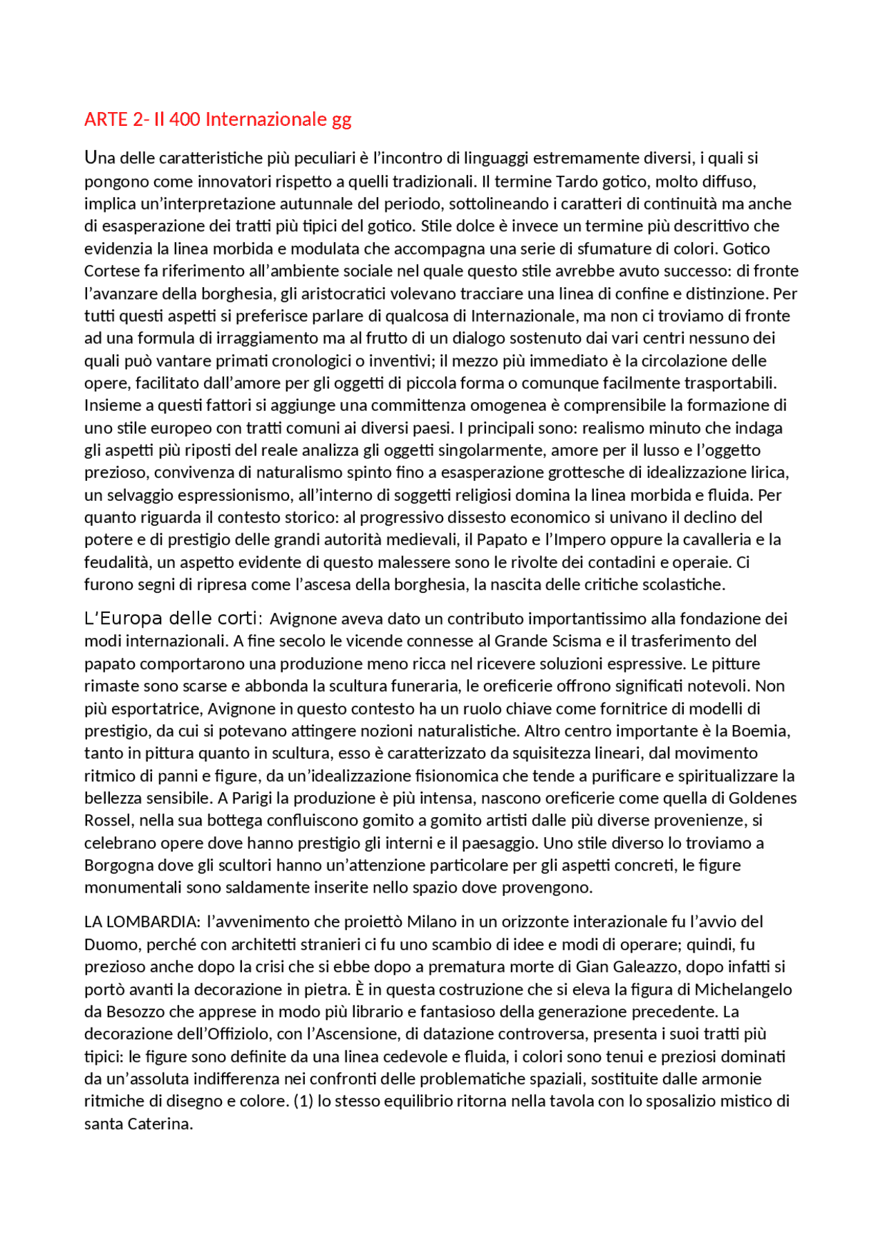 Arte Nel Tempo Volume 2 Tomo 1 Docsity