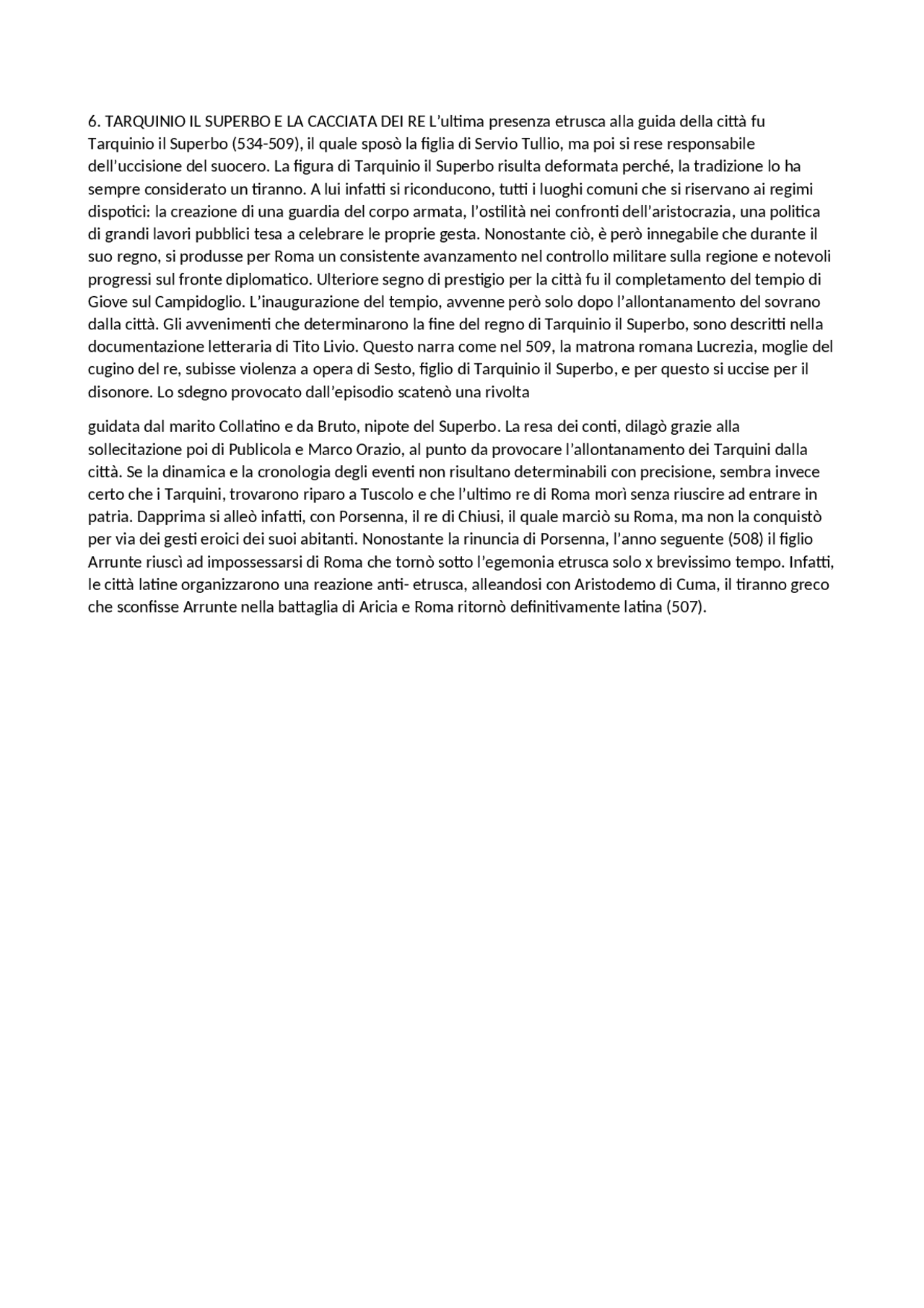 Appunti Libro Roma Delle Origini Docsity