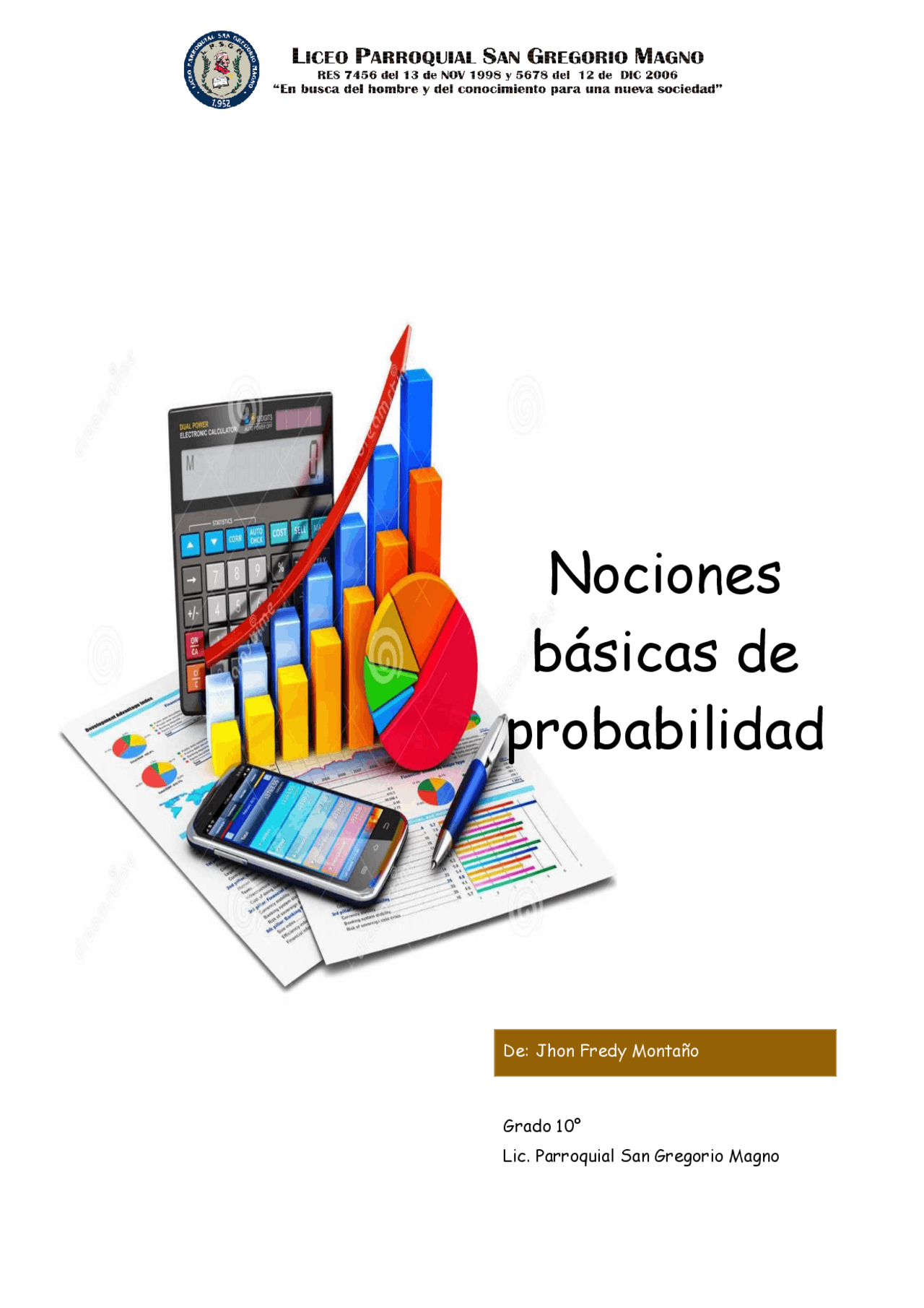 Estadistica guia grado decimo | Ejercicios de Matemáticas | Docsity