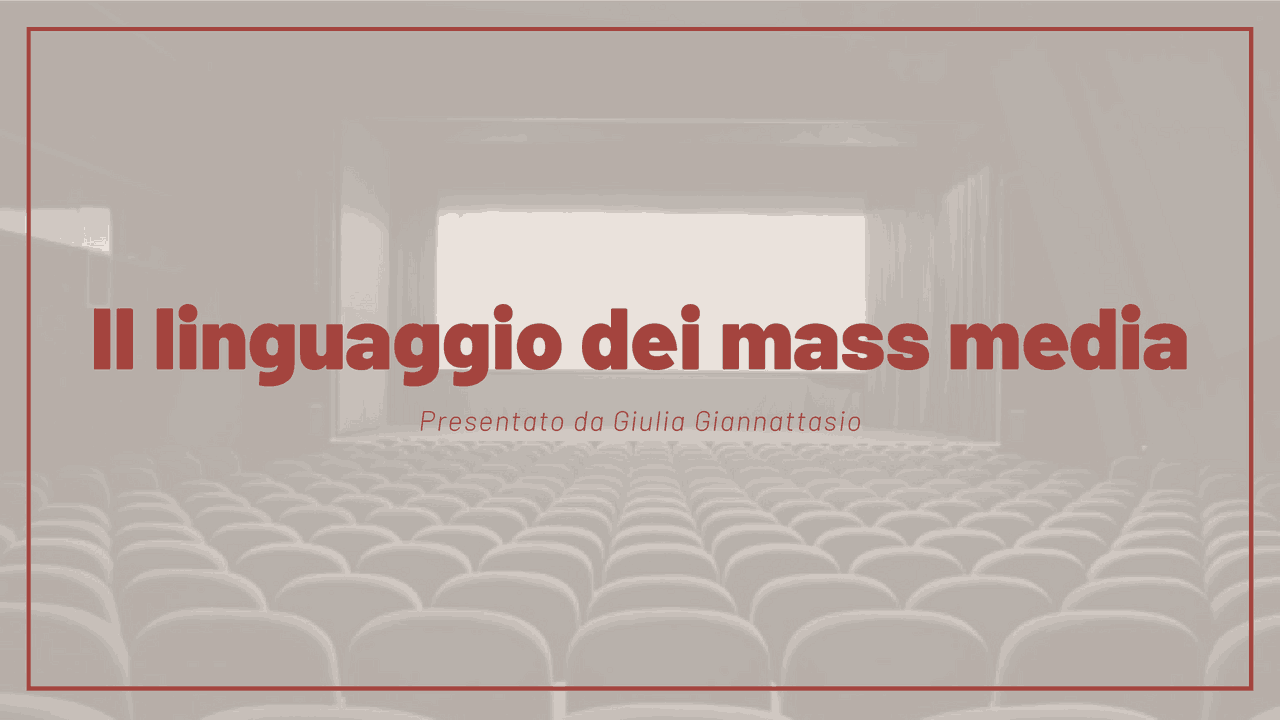 Il Linguaggio Dei Mass Media Docsity