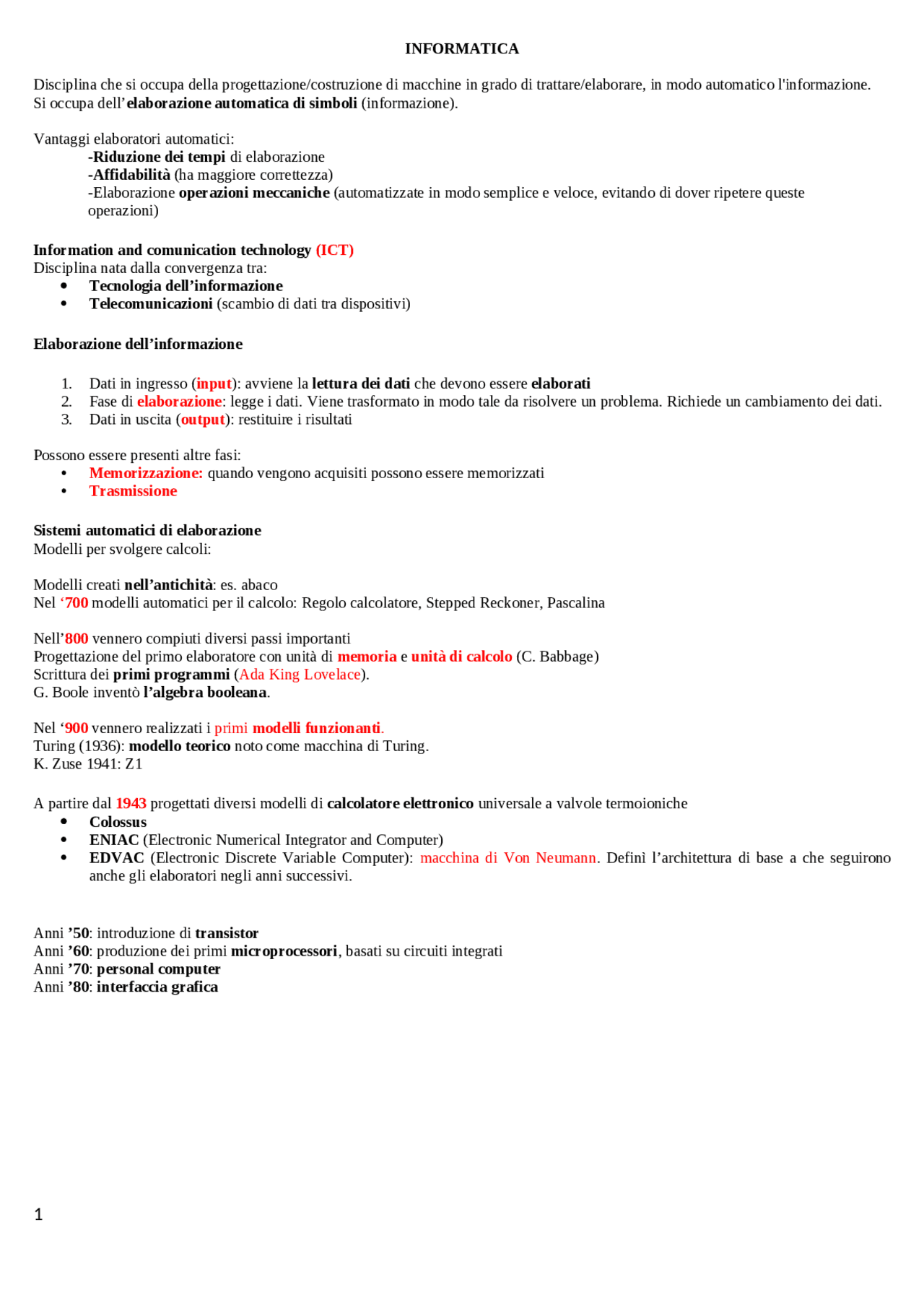 Appunti Per Esame Informatica Della Comunicazione Docsity