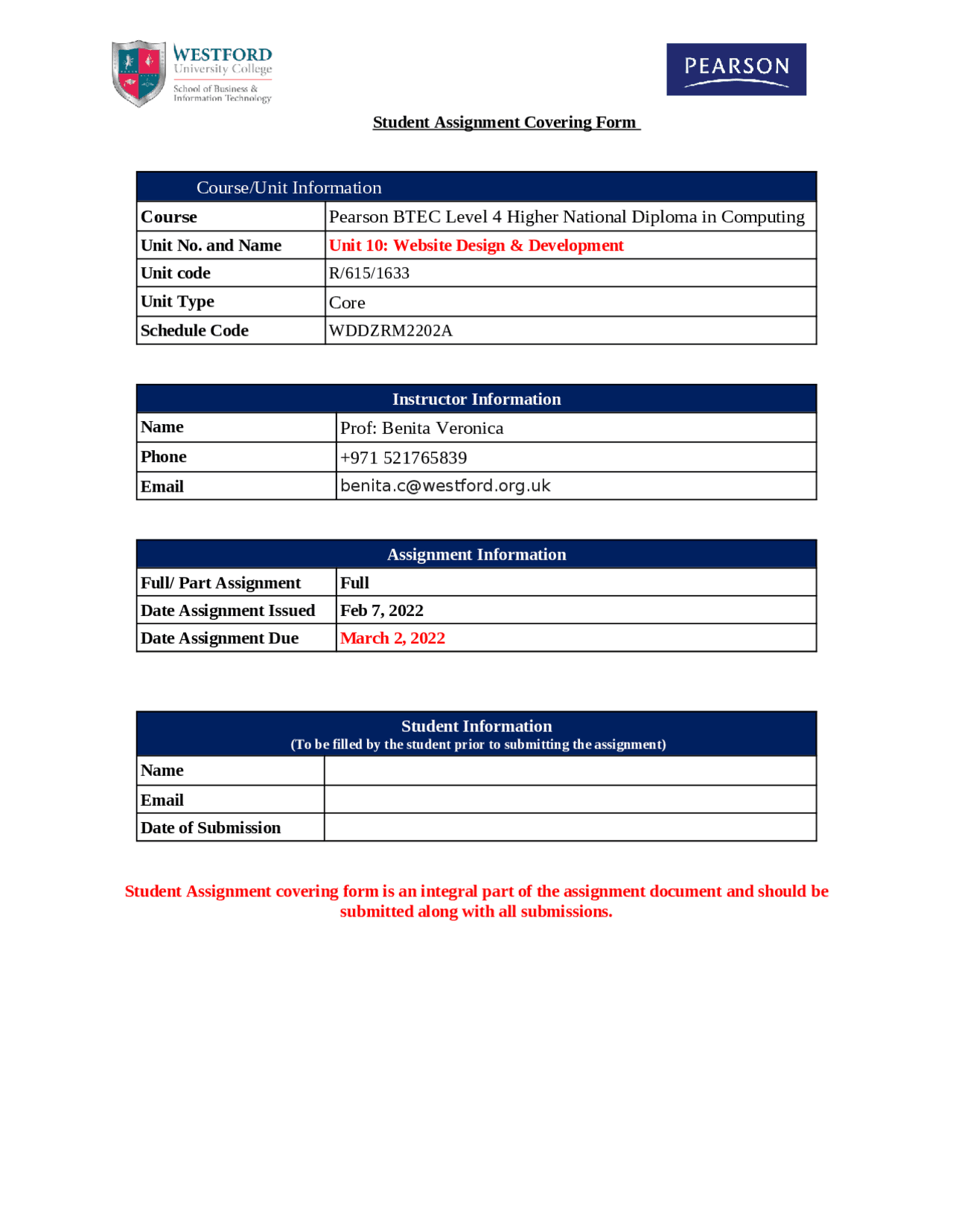 Website design development - Docsity