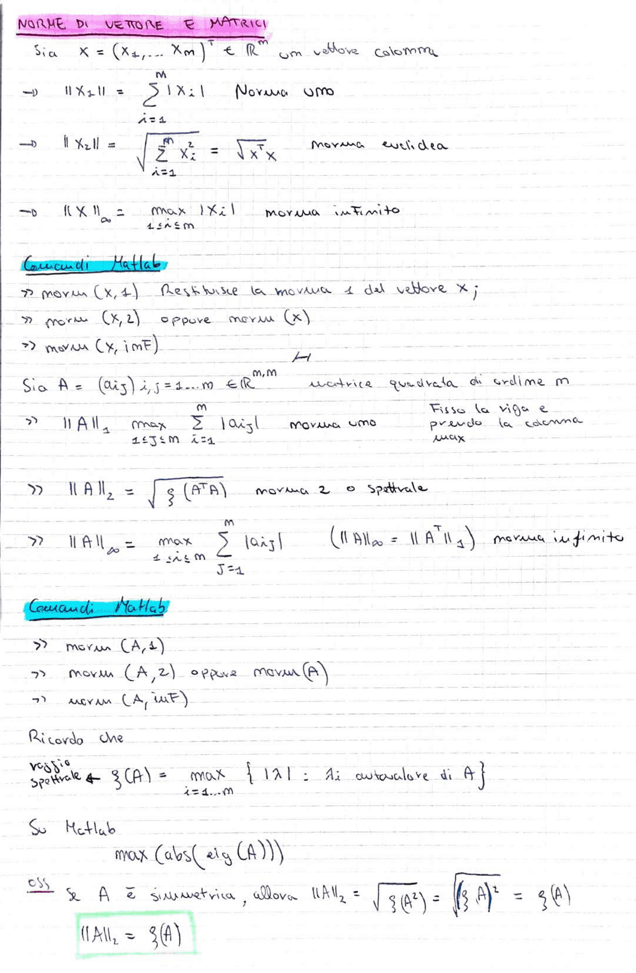 Calcolo numerico: metodi e software - Docsity