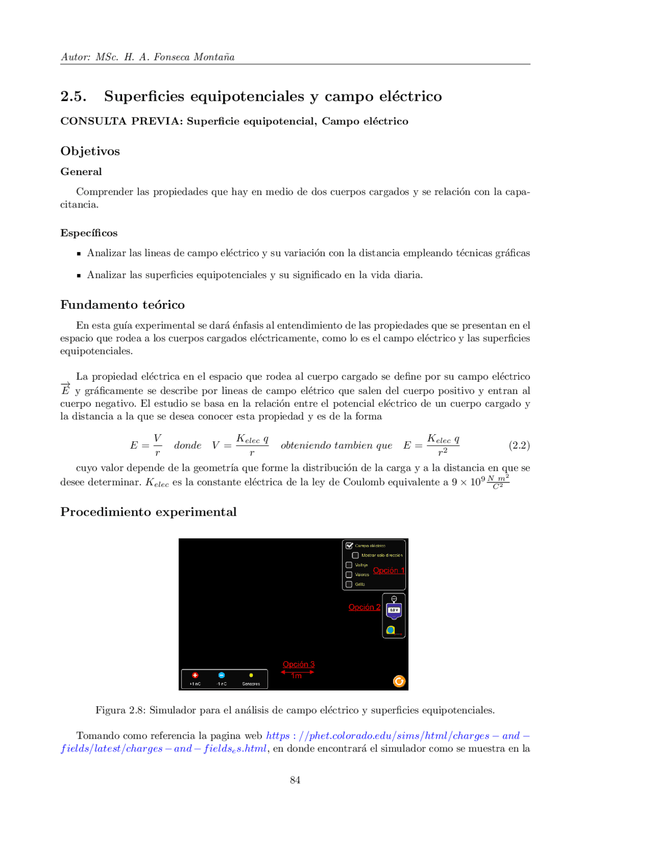 Guías Laboratorio Física Electrostatica Docsity
