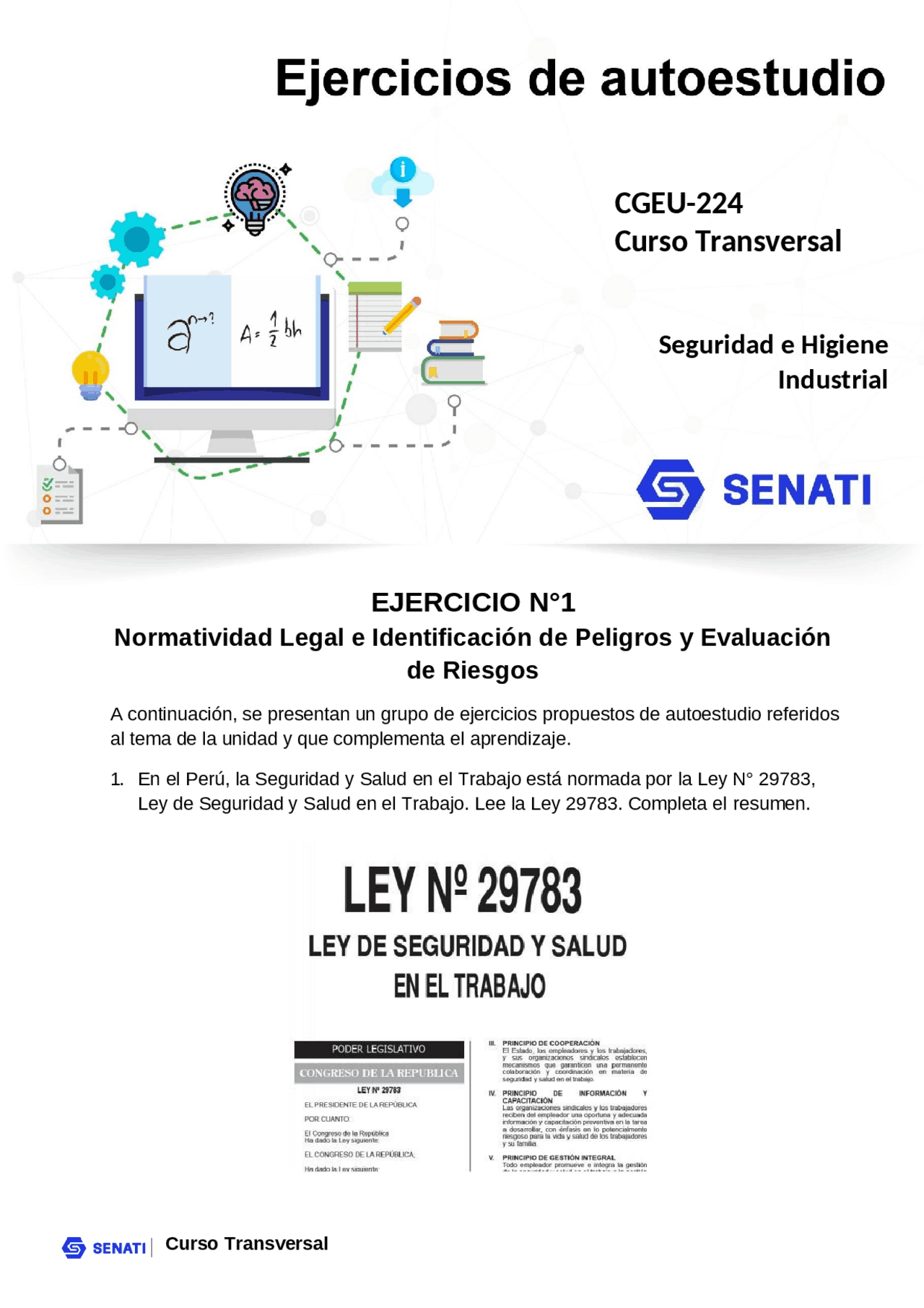 Ejercicios de lenguaje | Esquemas y mapas conceptuales de Lenguajes de Programación - Docsity