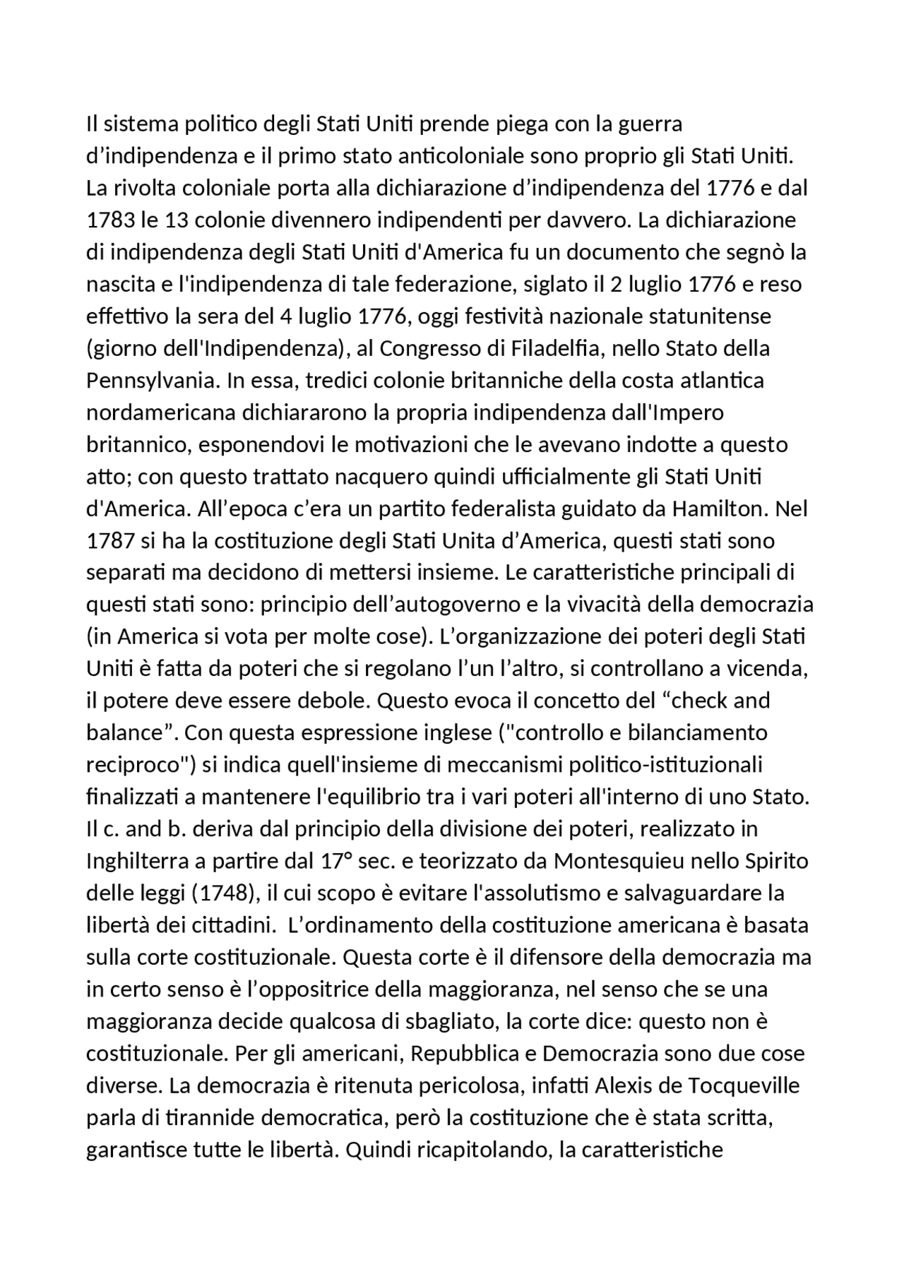 Appunti Storia Unisa Docsity