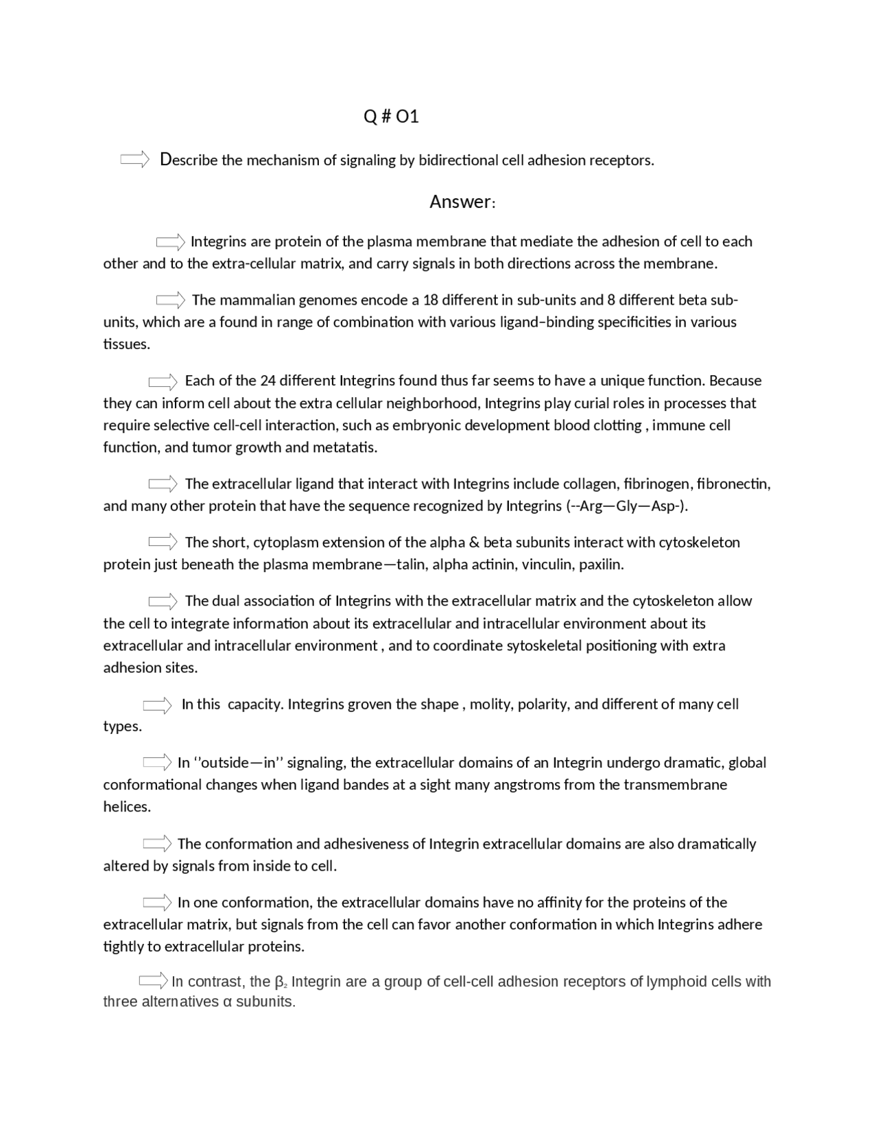 Bio Membrane Notes Docsity