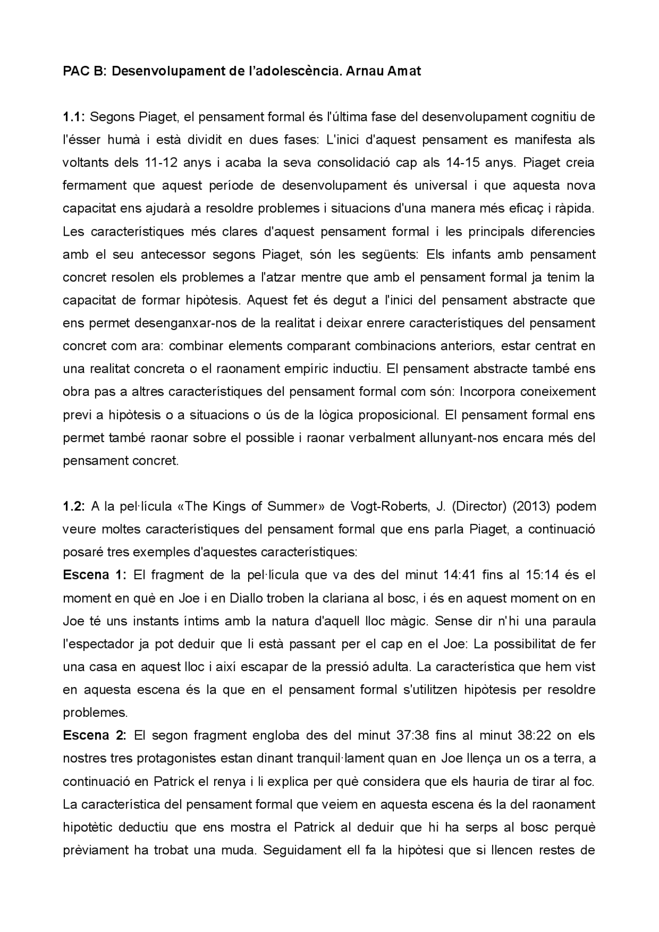 Pac B Febrero 2021 Psico Del Desarrollo Docsity