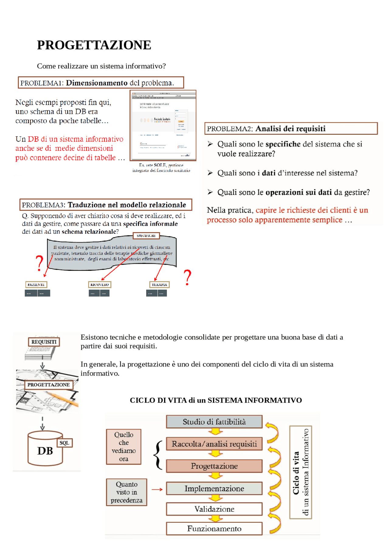 Progettazione concettuale, Basi di Dati - Docsity