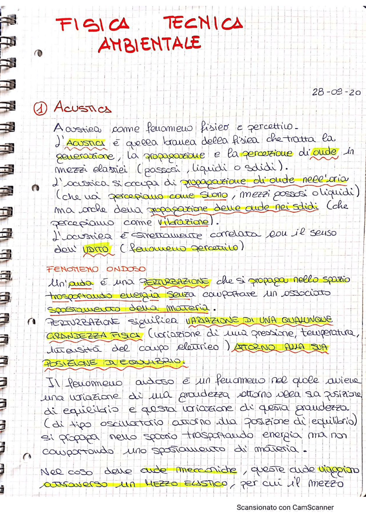 Capitolo 1acustica Docsity