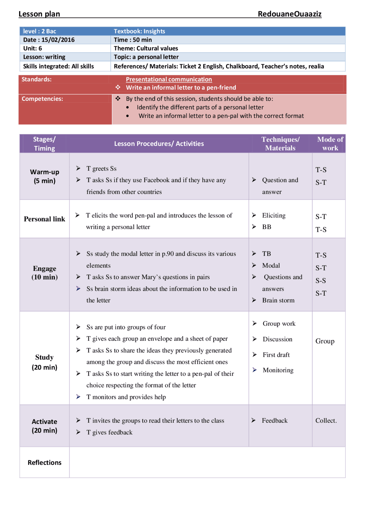 History of lesson design - Docsity