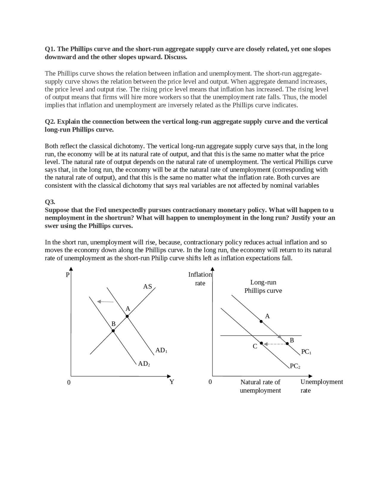 Macroeconomics Exercise 3 For Final Docsity