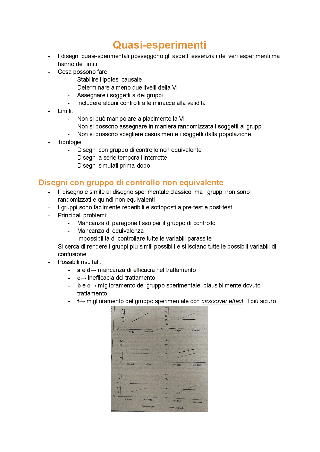 Introduzione ai quasi-esperimenti - Docsity