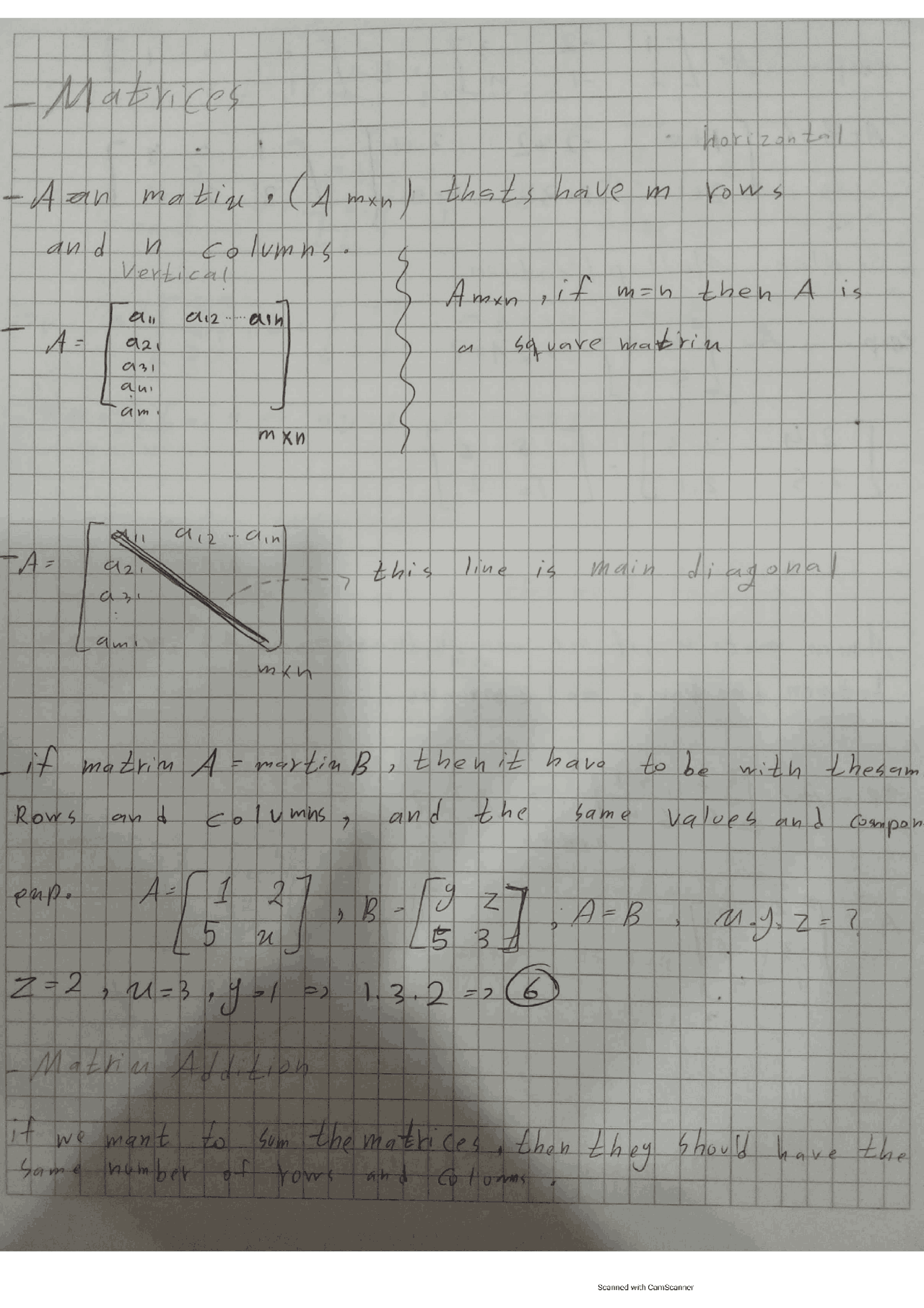 Linear Algebra Study Guide - Docsity