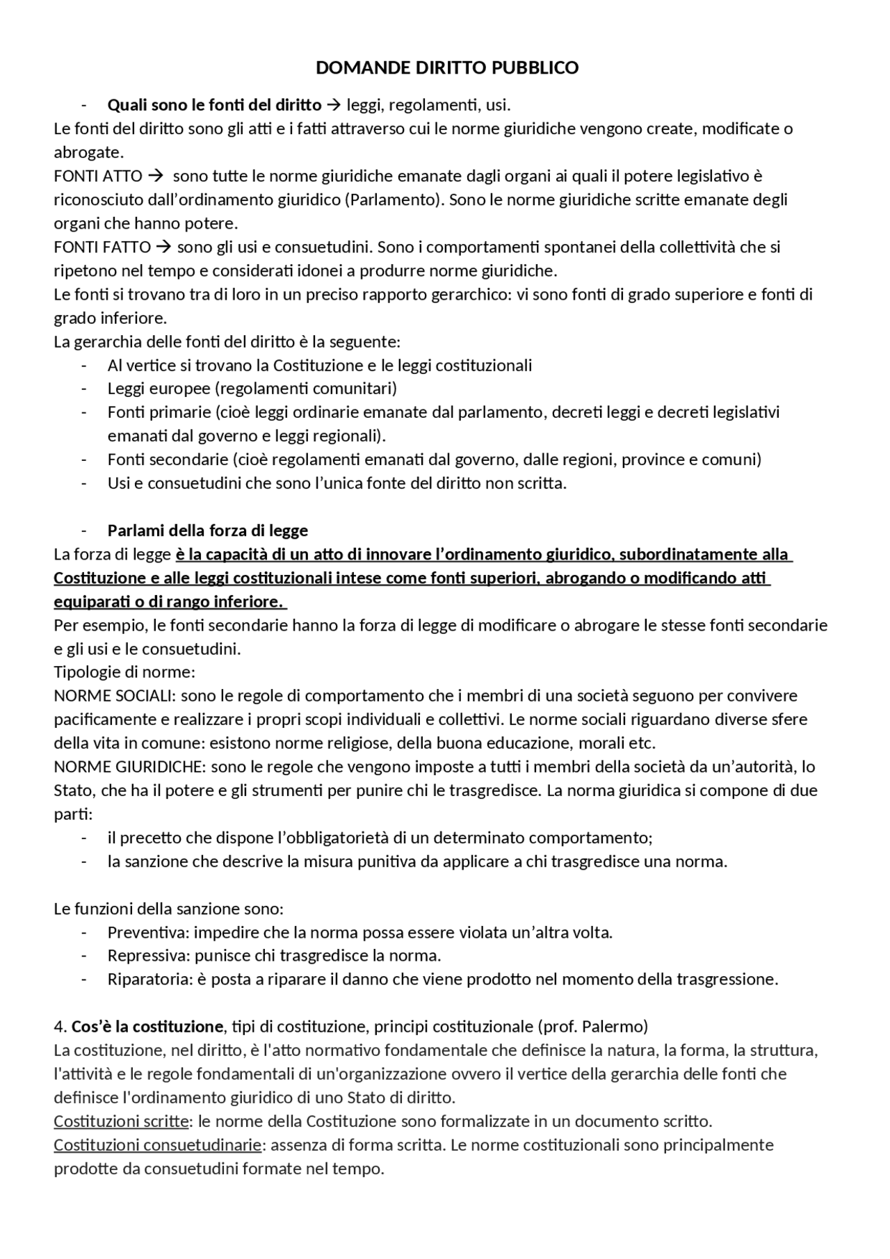Diritto Pubblico E Minorile Docsity