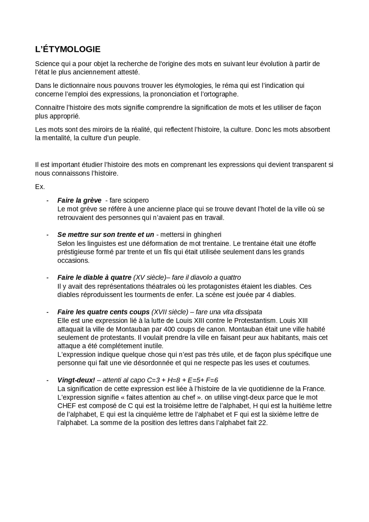 Lingua Francese Modulo B Docsity