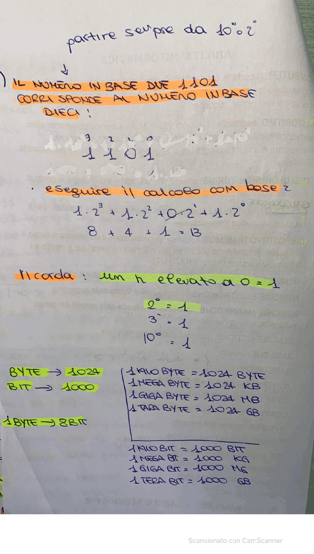 Appunti Esame Informatica Prove Desame Di Elementi Di Informatica