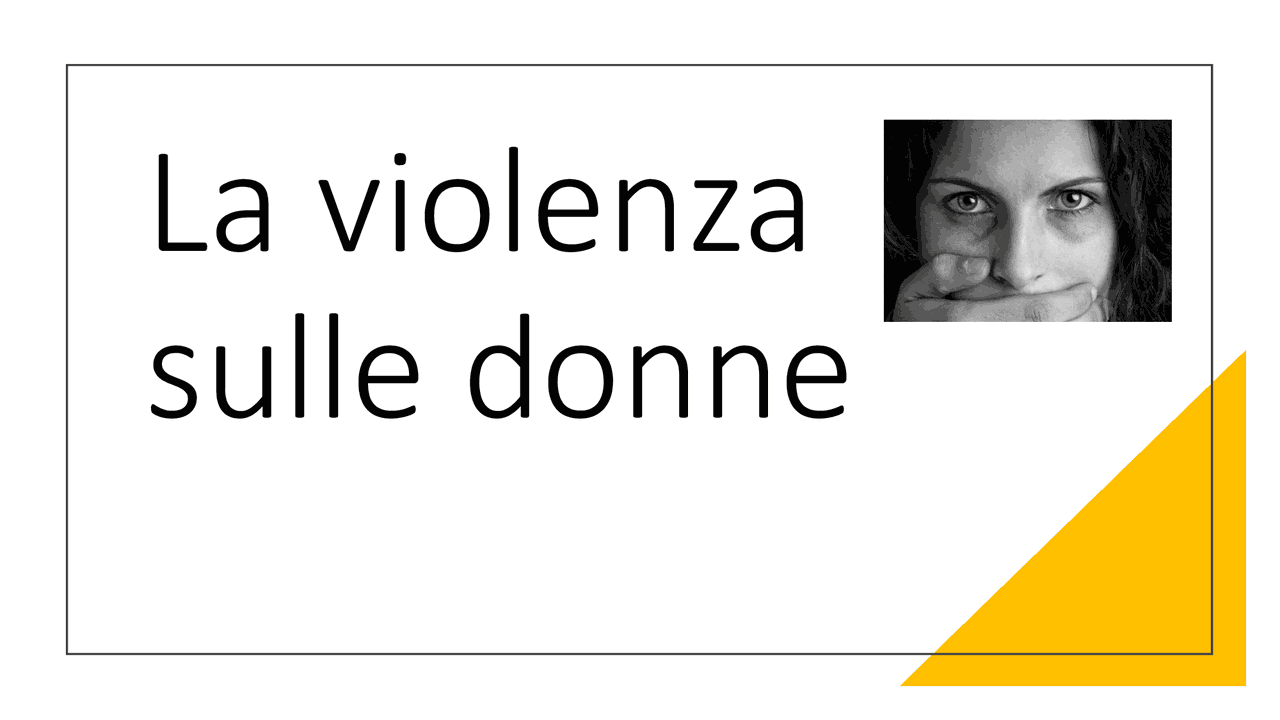 La Violenza Di Genere Slide Di Scienze Umane Docsity