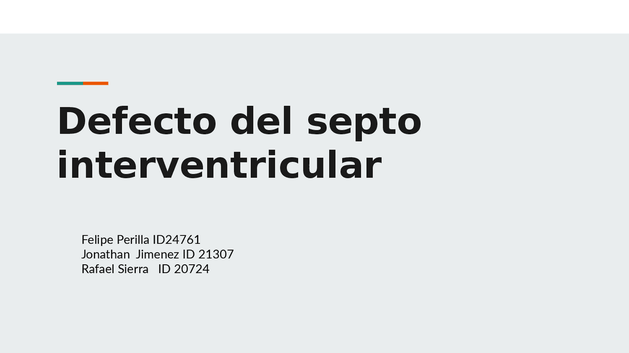 Defectos septo interventricular en mascotas: clasificación ...