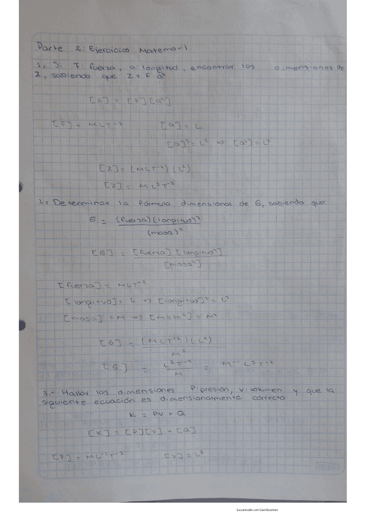 Ejercicios Biofísica Parcial 1 Docsity