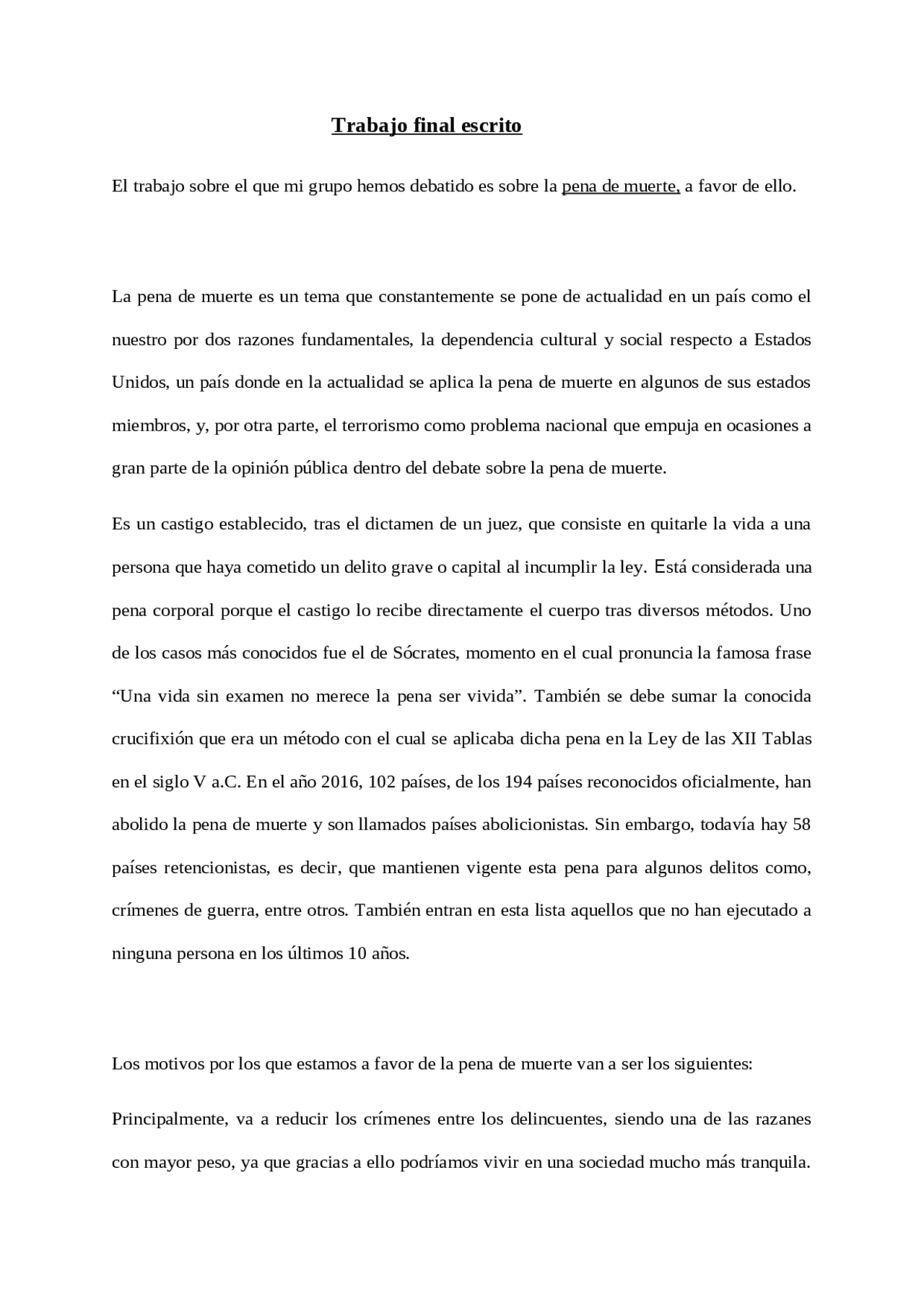 Ejercicio 2 Teoria Del Derecho Docsity
