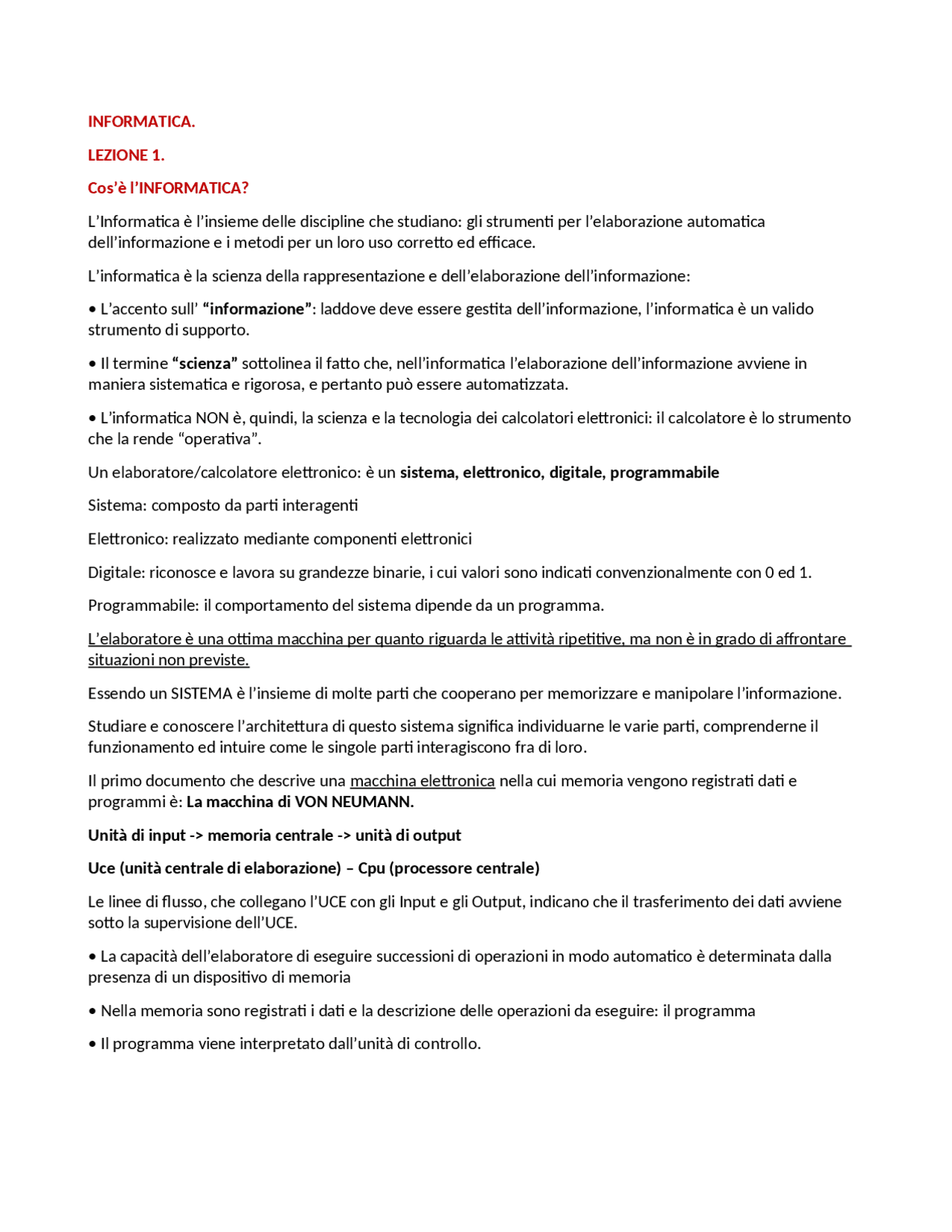 Appunti di informatica - Docsity