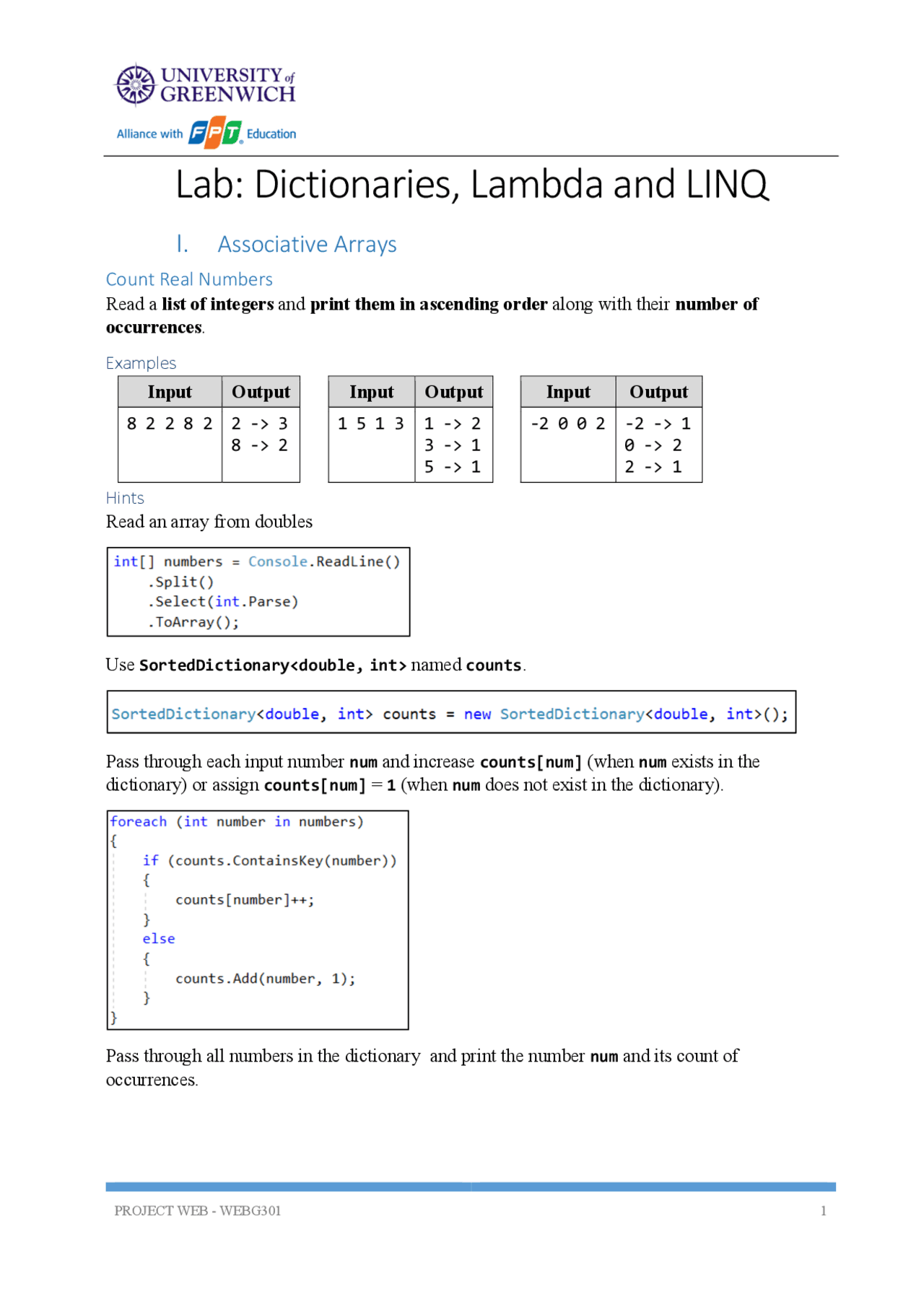 28_10. Dictionaries-Lambda-and-LINQ-Lab_20210910.pdf - Docsity