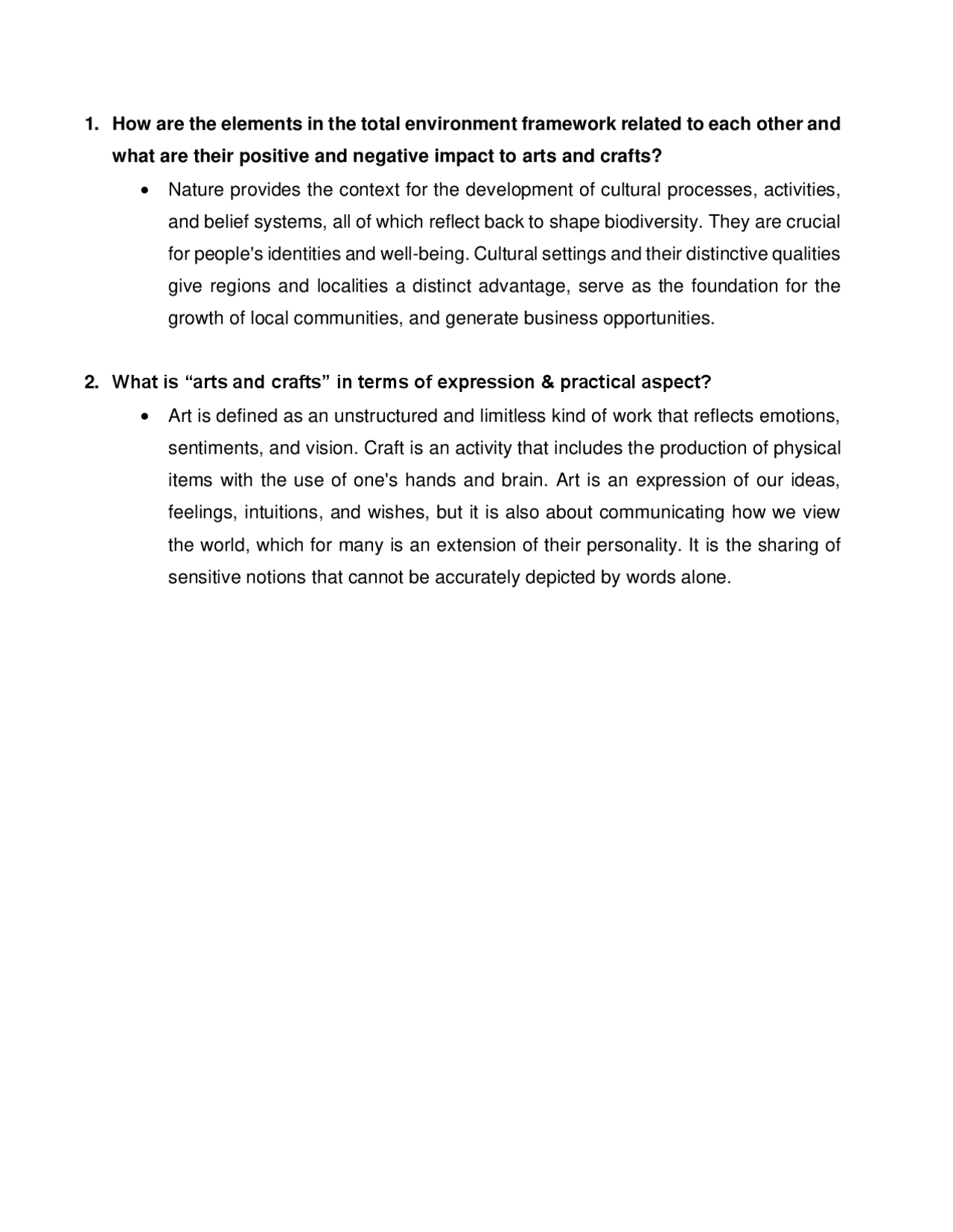 Nature and Culture The Total Environment Framework | Summaries Science ...