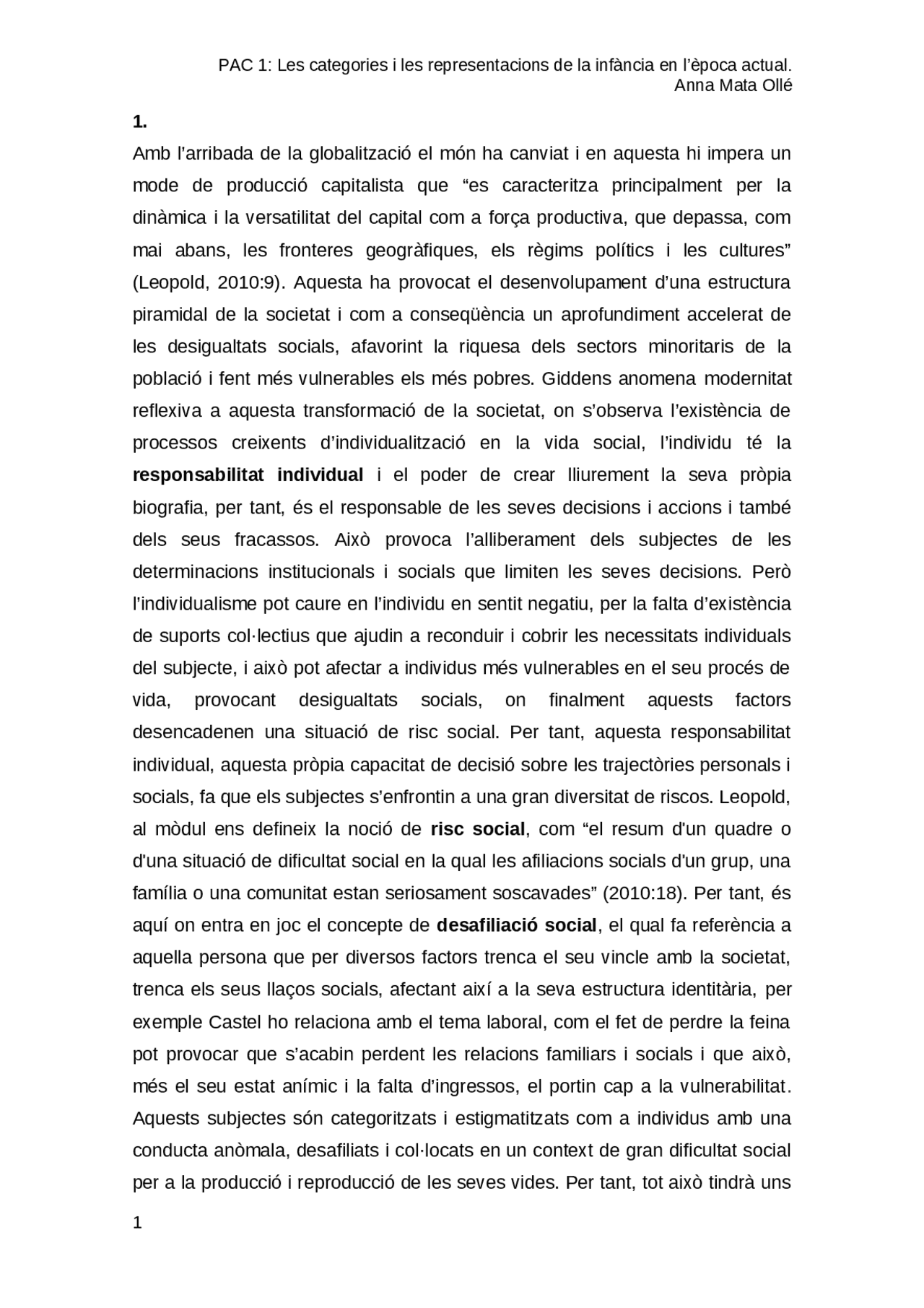 Bases Per A Laccio Socioeducativa Docsity