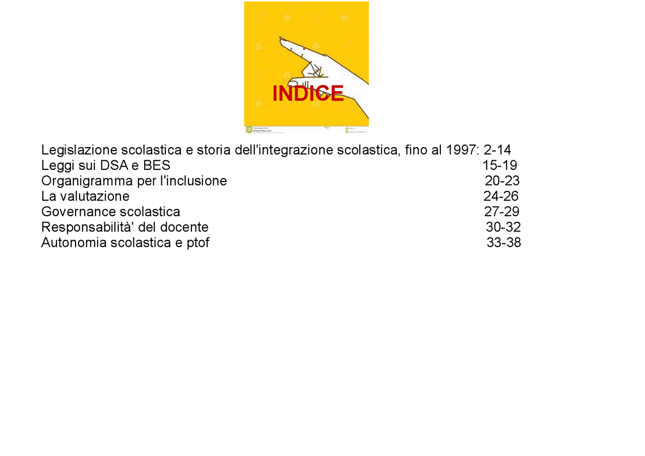 Appunti Di Legislazione Scolastica Schemi E Mappe Concettuali Di