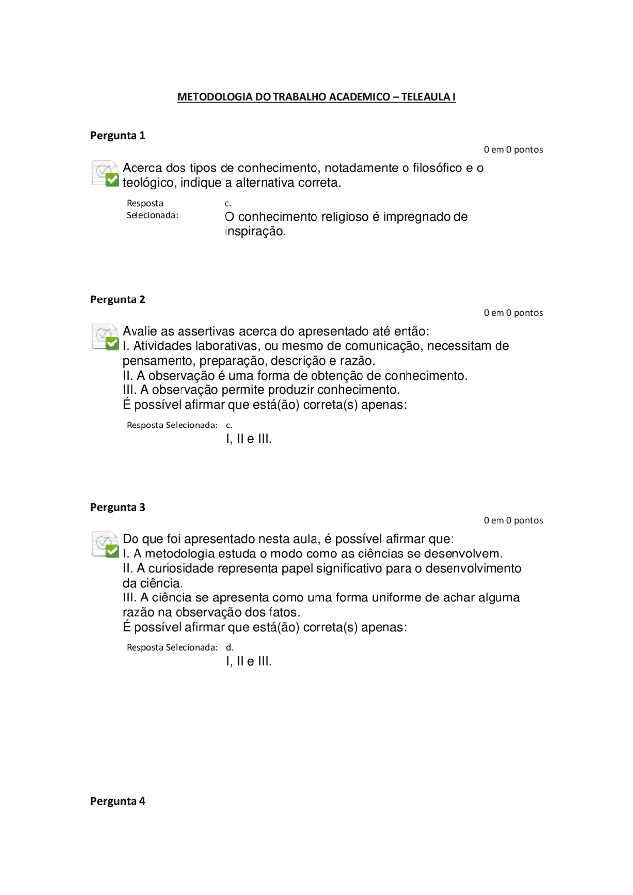 Metodologia De Trabalho Academico Docsity