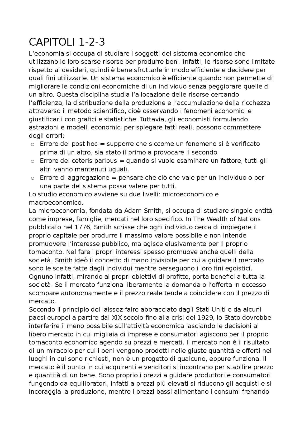 Riassunto economia politica Samuelson | Appunti di Economia Politica ...