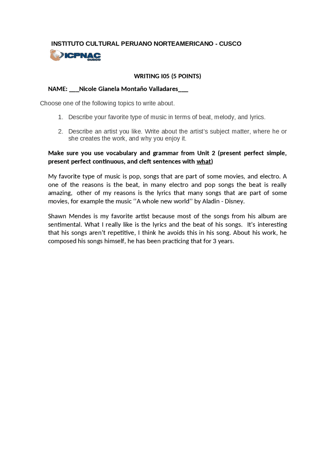 Resumen de ingles 3 - Docsity