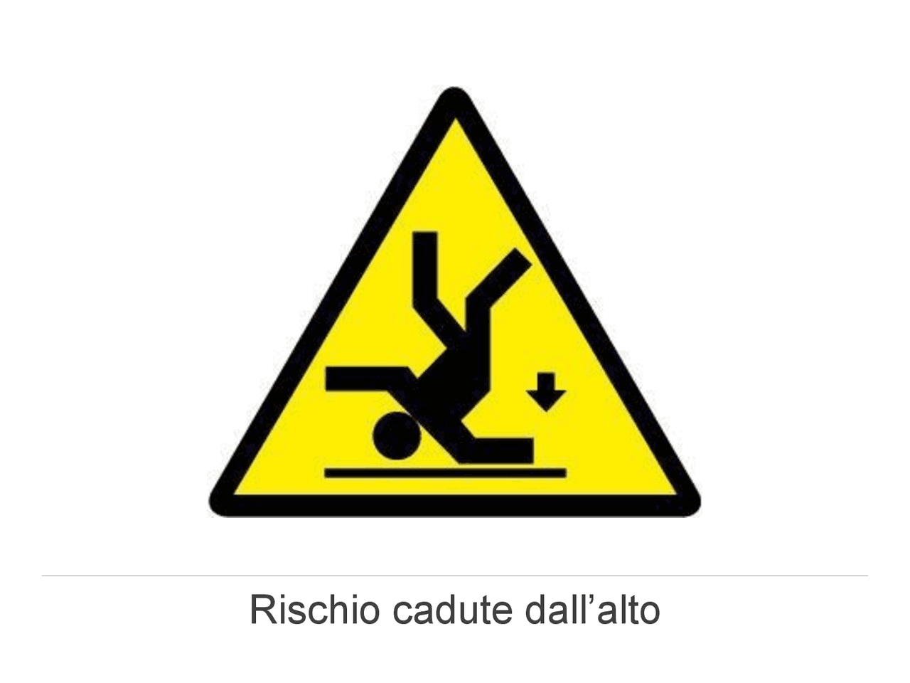 Rischio cadute dall'alto - Docsity
