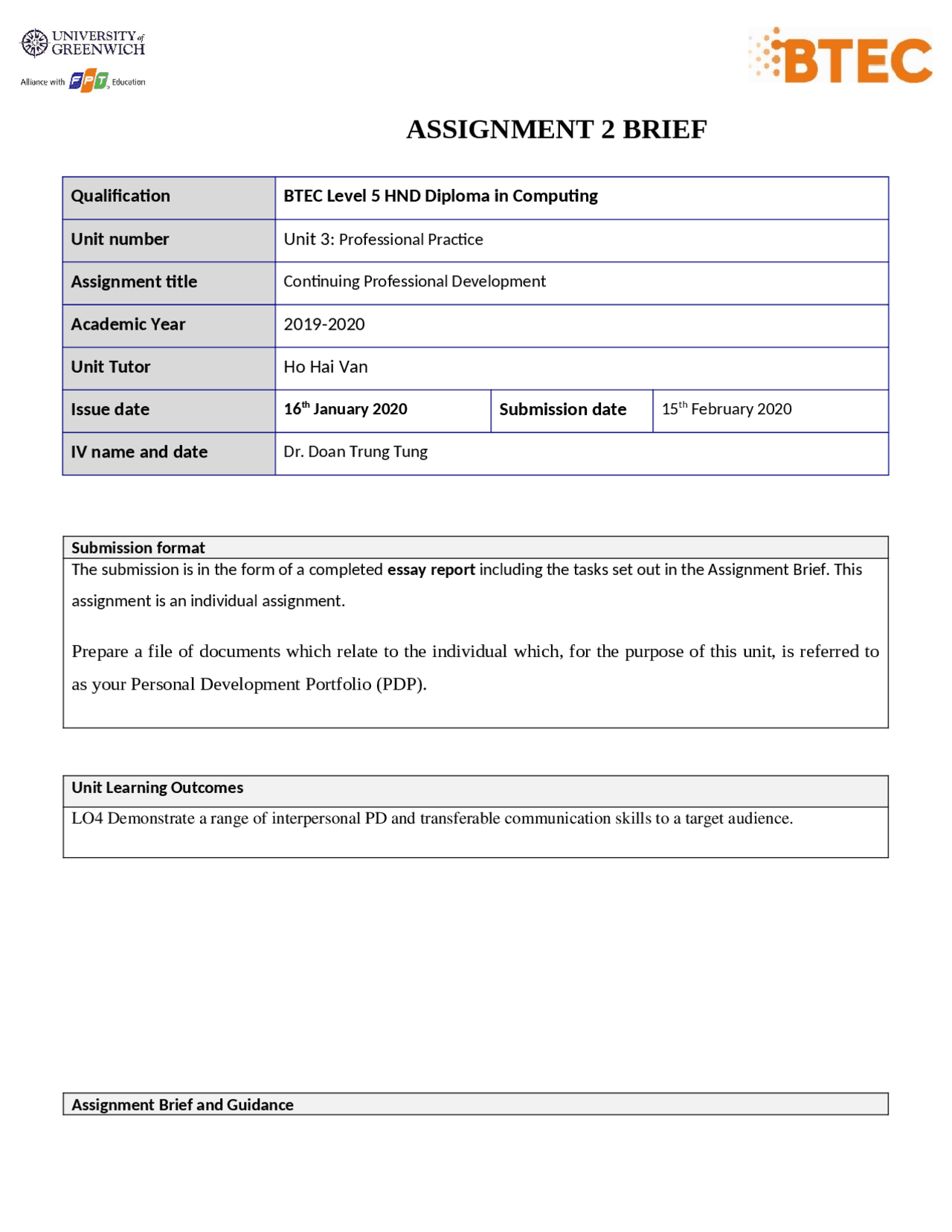 Continuing Professional Development Docsity