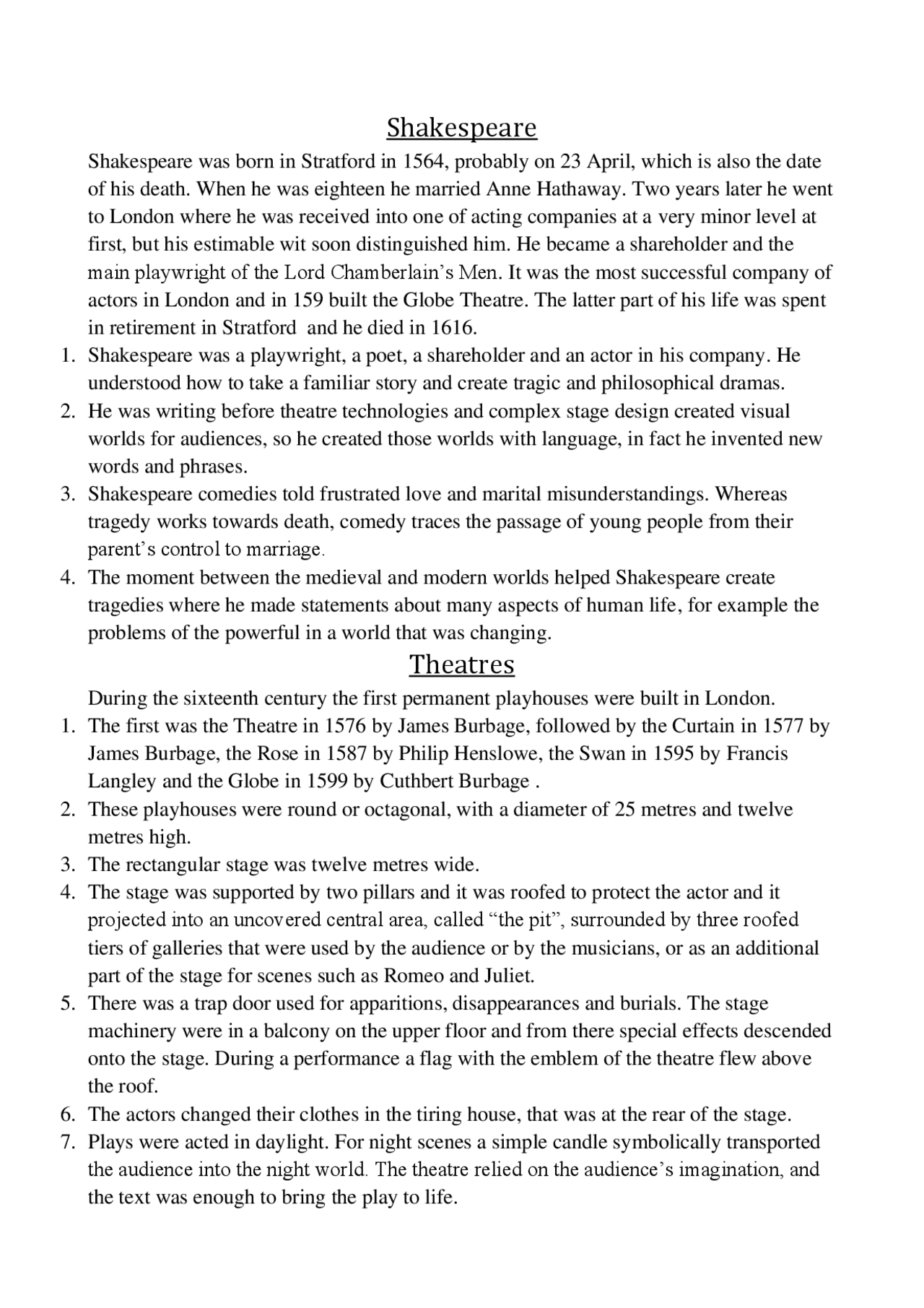 Shakespeare And Macbeth Docsity