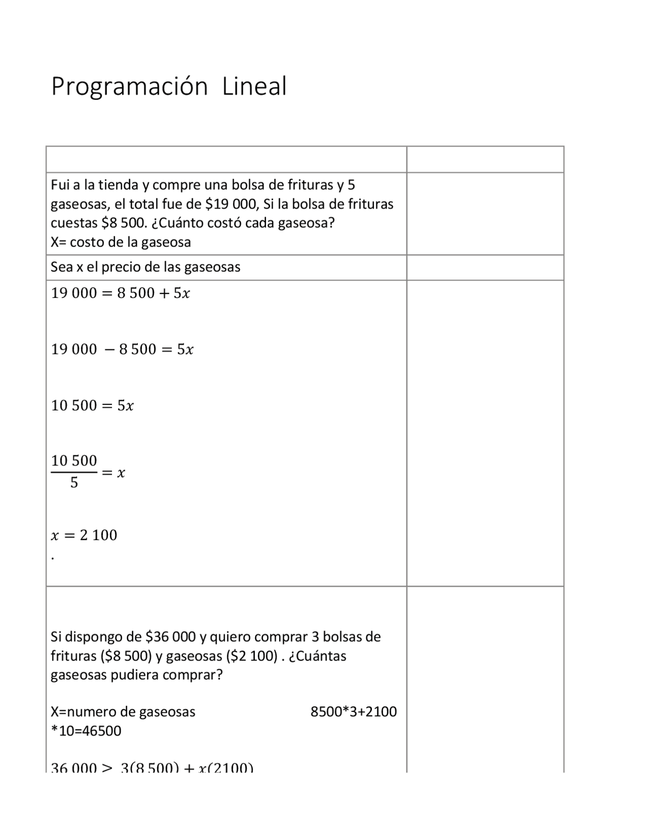 RESUMEN DE LA CLASE DE PROGRAMACION - Docsity
