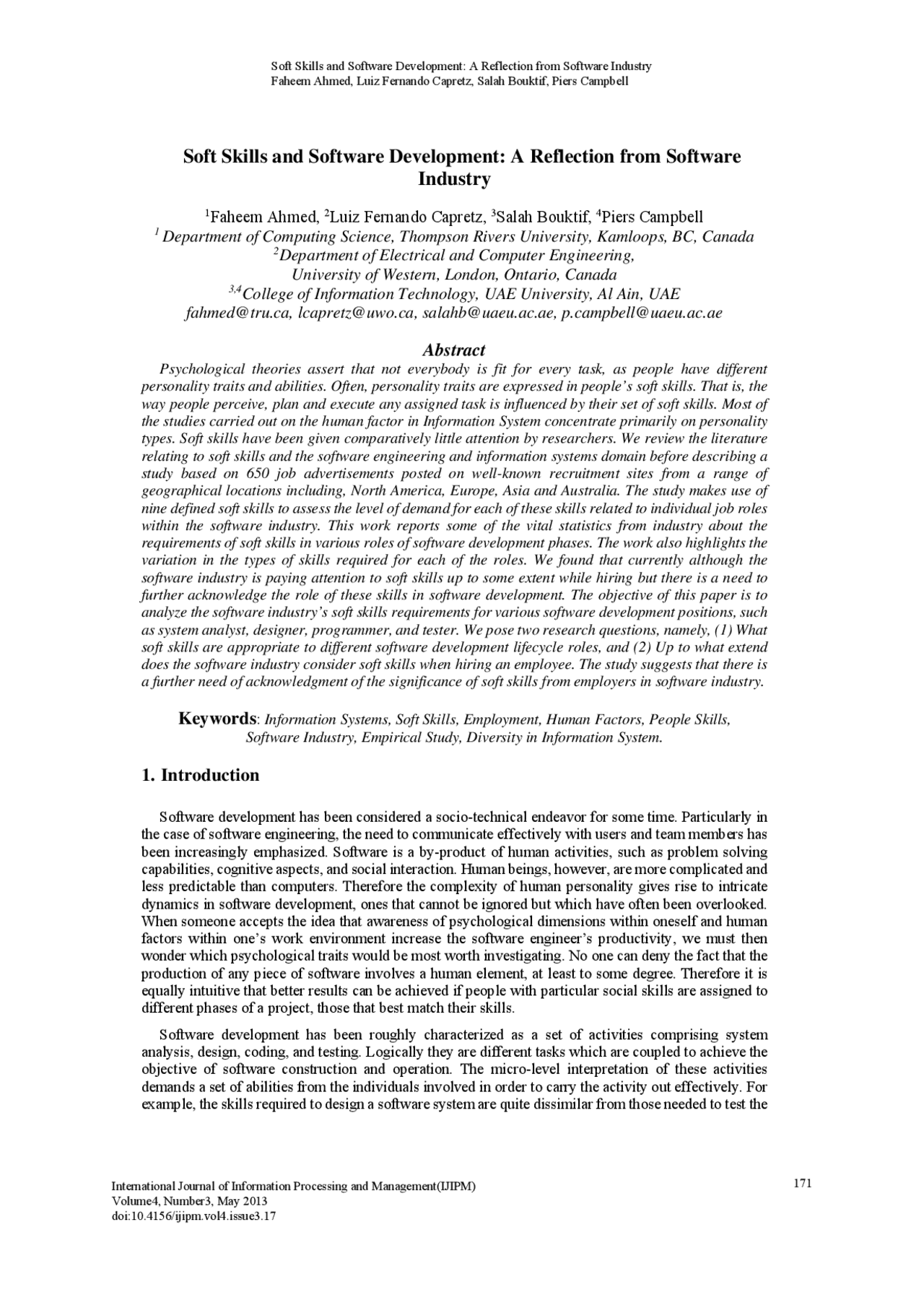 Software Developing Soft Skills Docsity