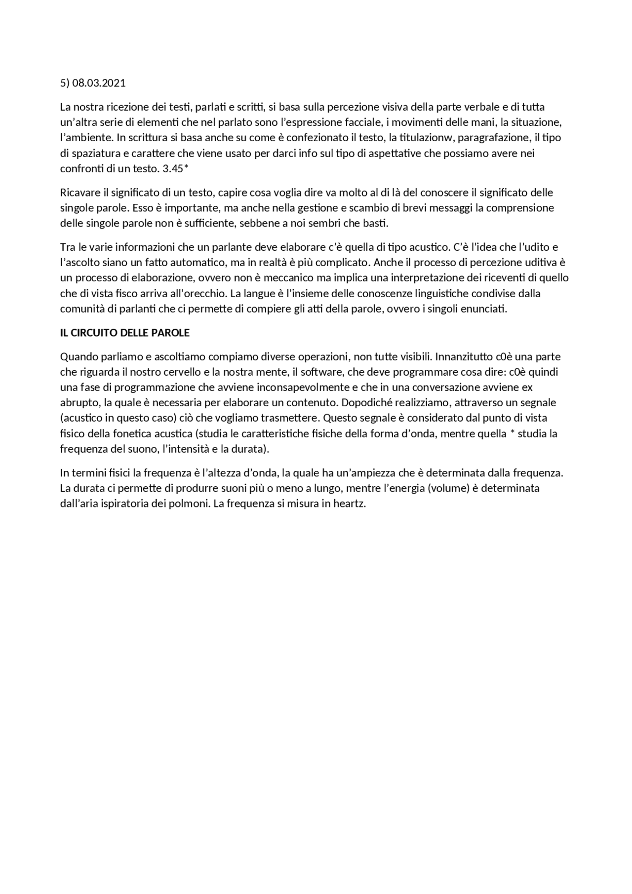 Appunti Teoria Della Grammatica Docsity