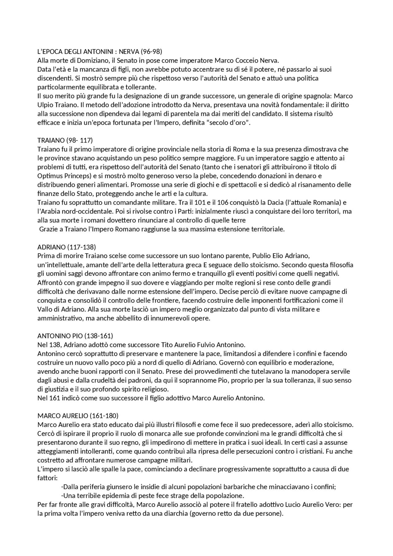 Lepoca Degli Antonini Docsity