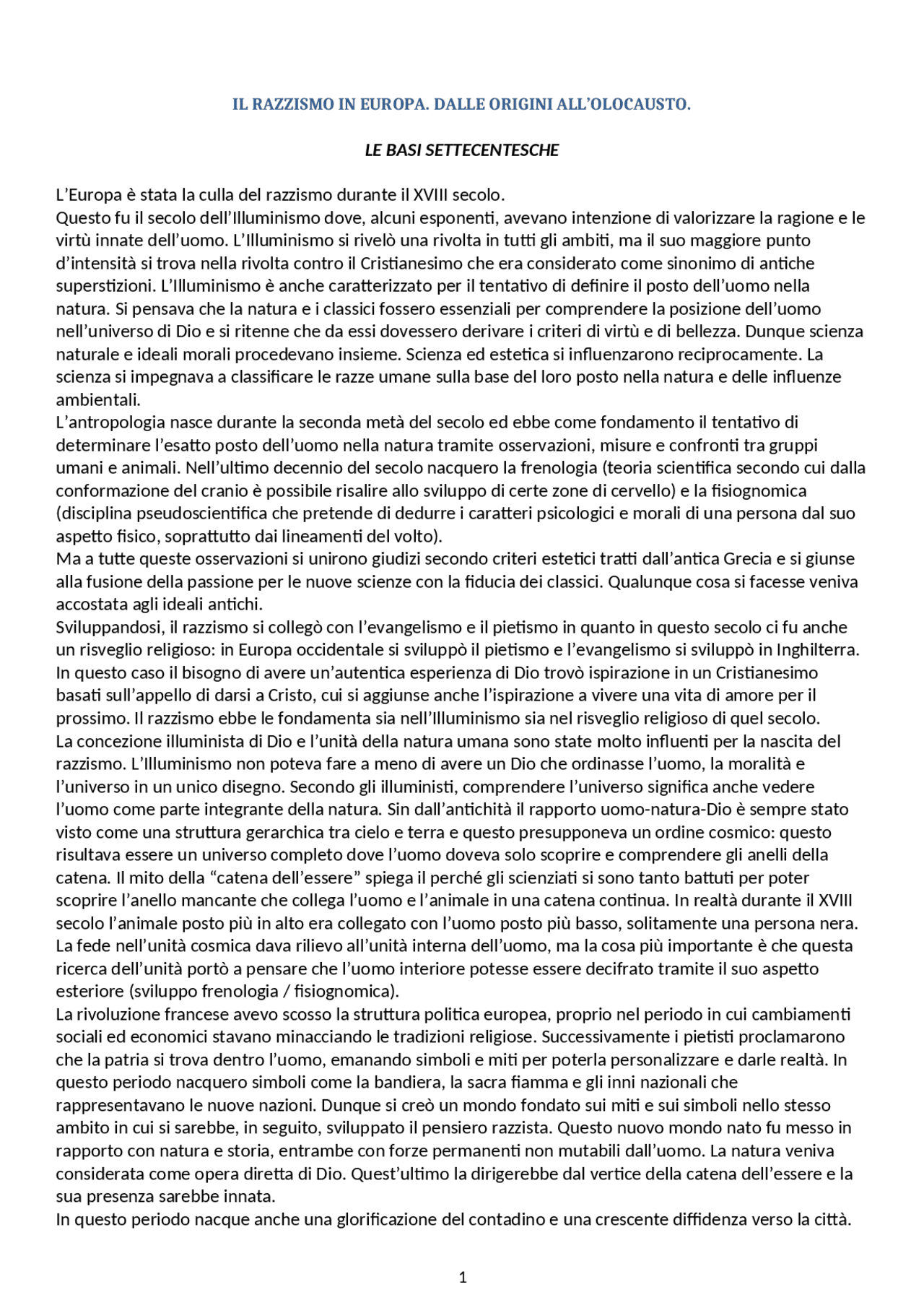 STORIA DEL RAZZISMO IN EUROPA - dalle origini all'Olocausto (George ...