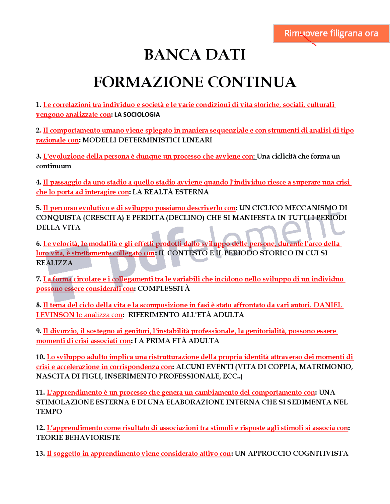 Paniere Pegaso Mercatorum 2022 Formazione Continua Facoltà L 24 L24