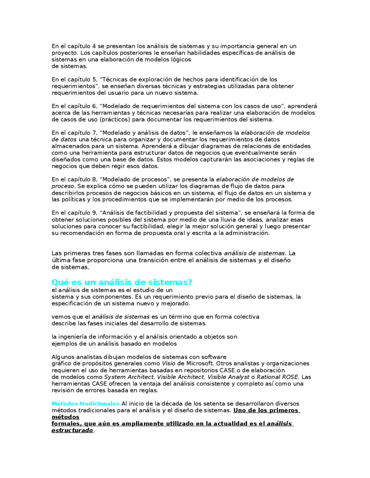 Analisis De Sistemas Docsity