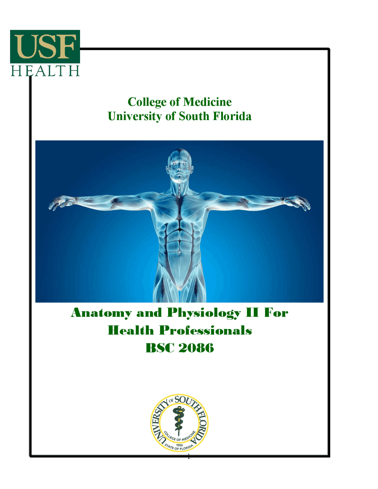 Anatomy class syllabus | Lecture notes Anatomy - Docsity