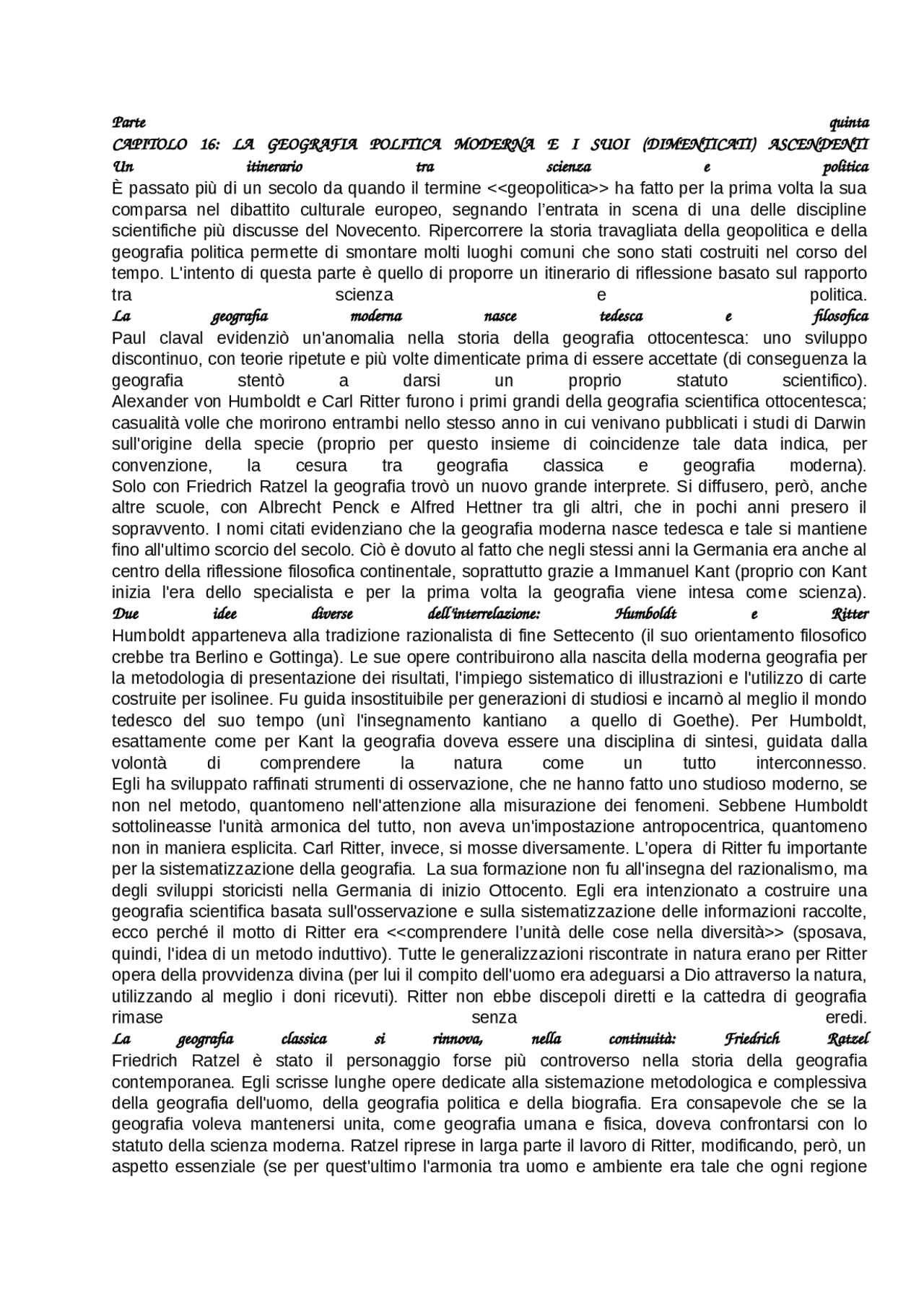 Spazi E Poteri Capitoli 16 21 Docsity